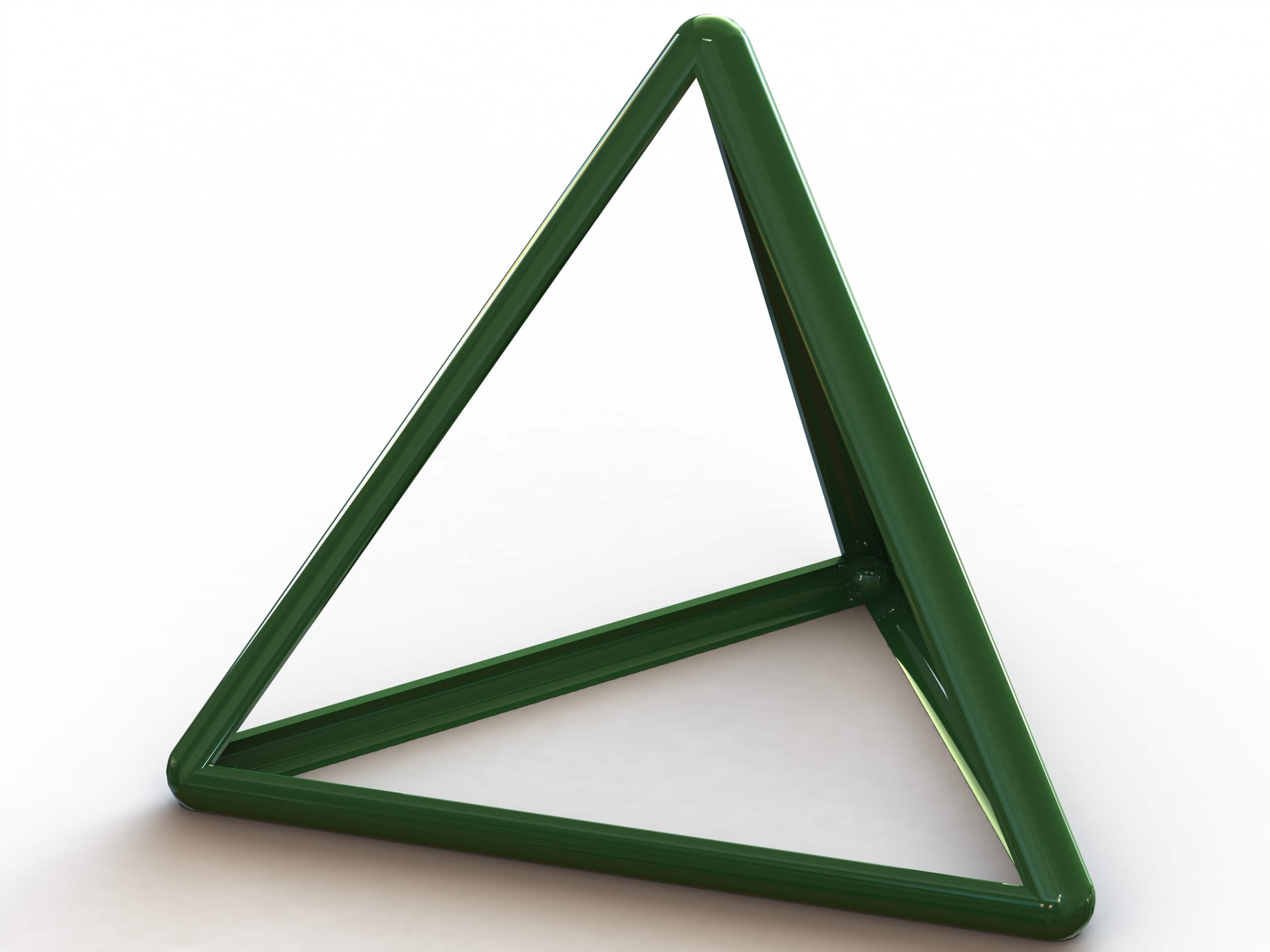 Wireframe Tetrahedron - 3D Print Model by MRAnyCAD