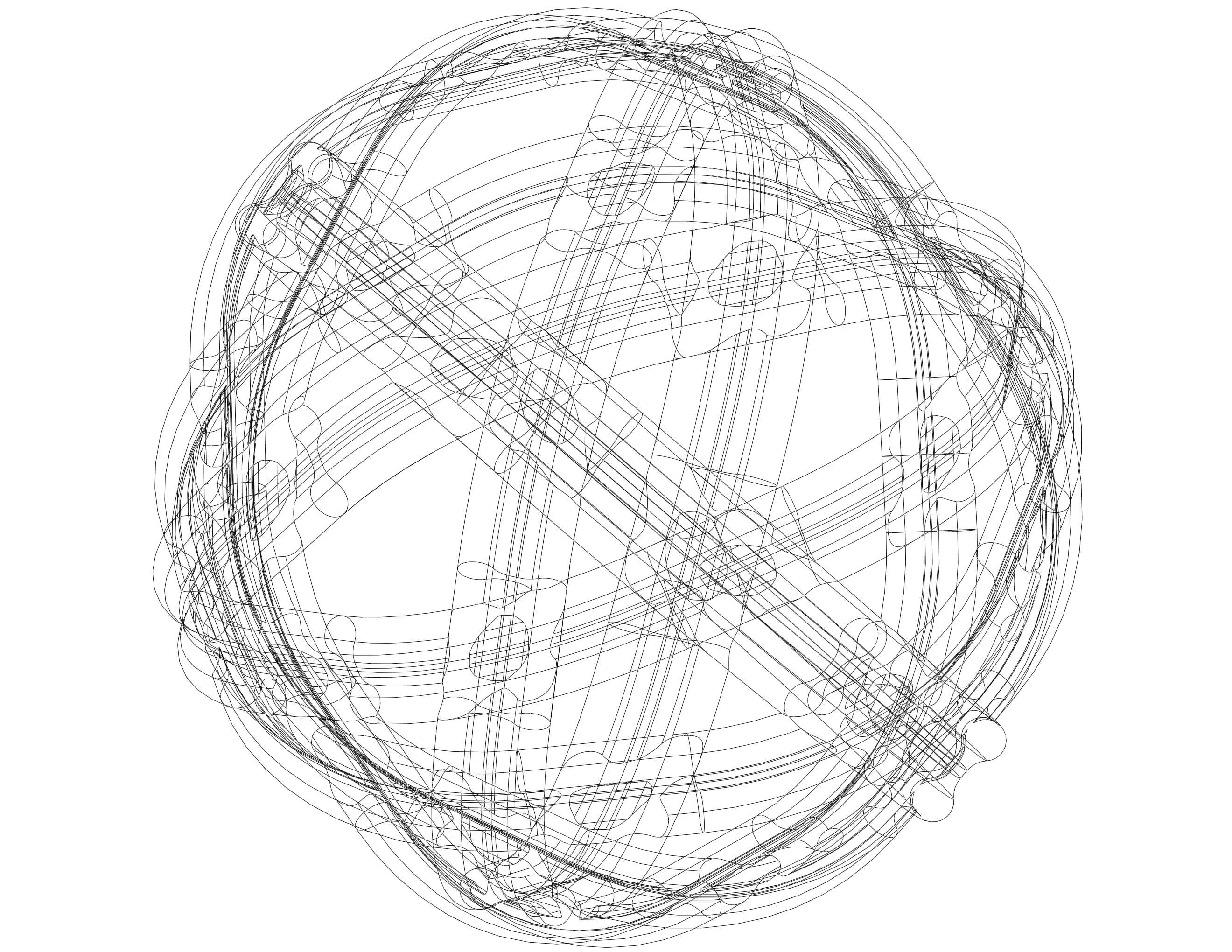 Woven Art Ball - 3D Model by MRAnyCAD