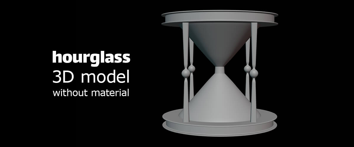 Hourglass 3D Model by mrde75