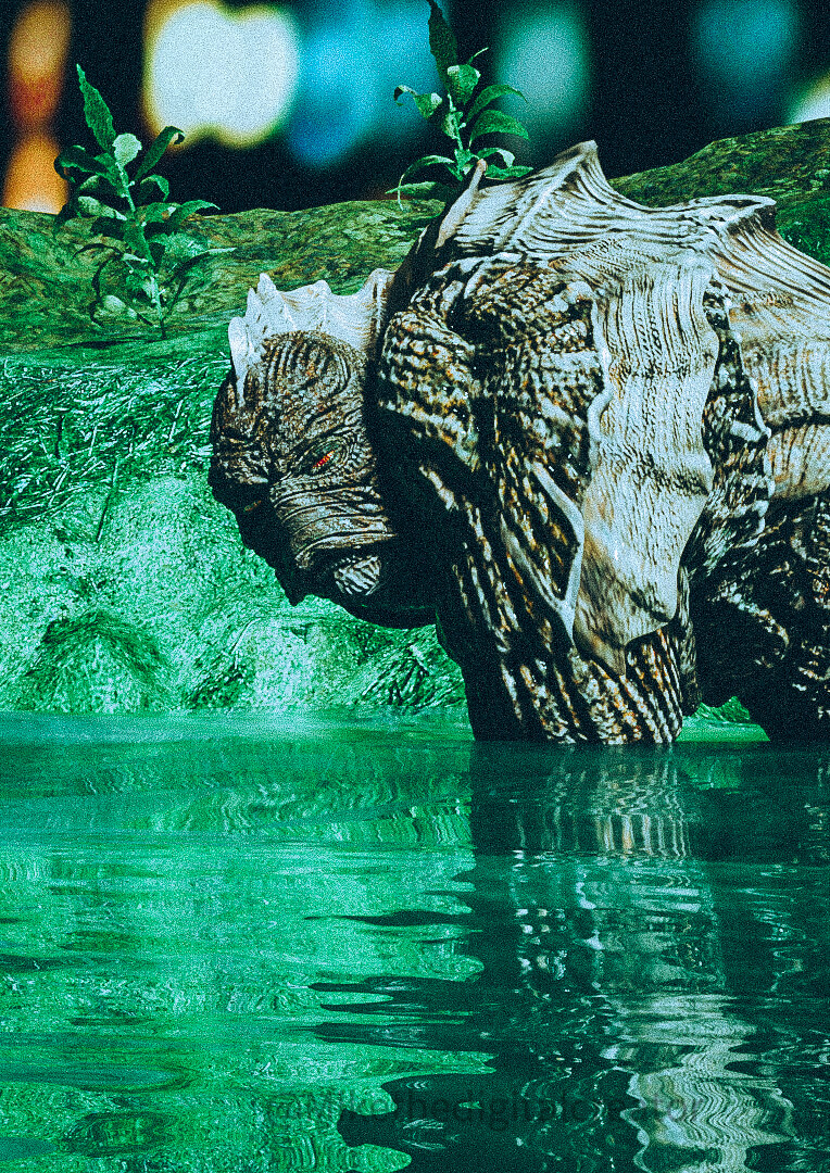 Creature of the Lagoon 3D Render, Digital Art by mrdigitalcomic