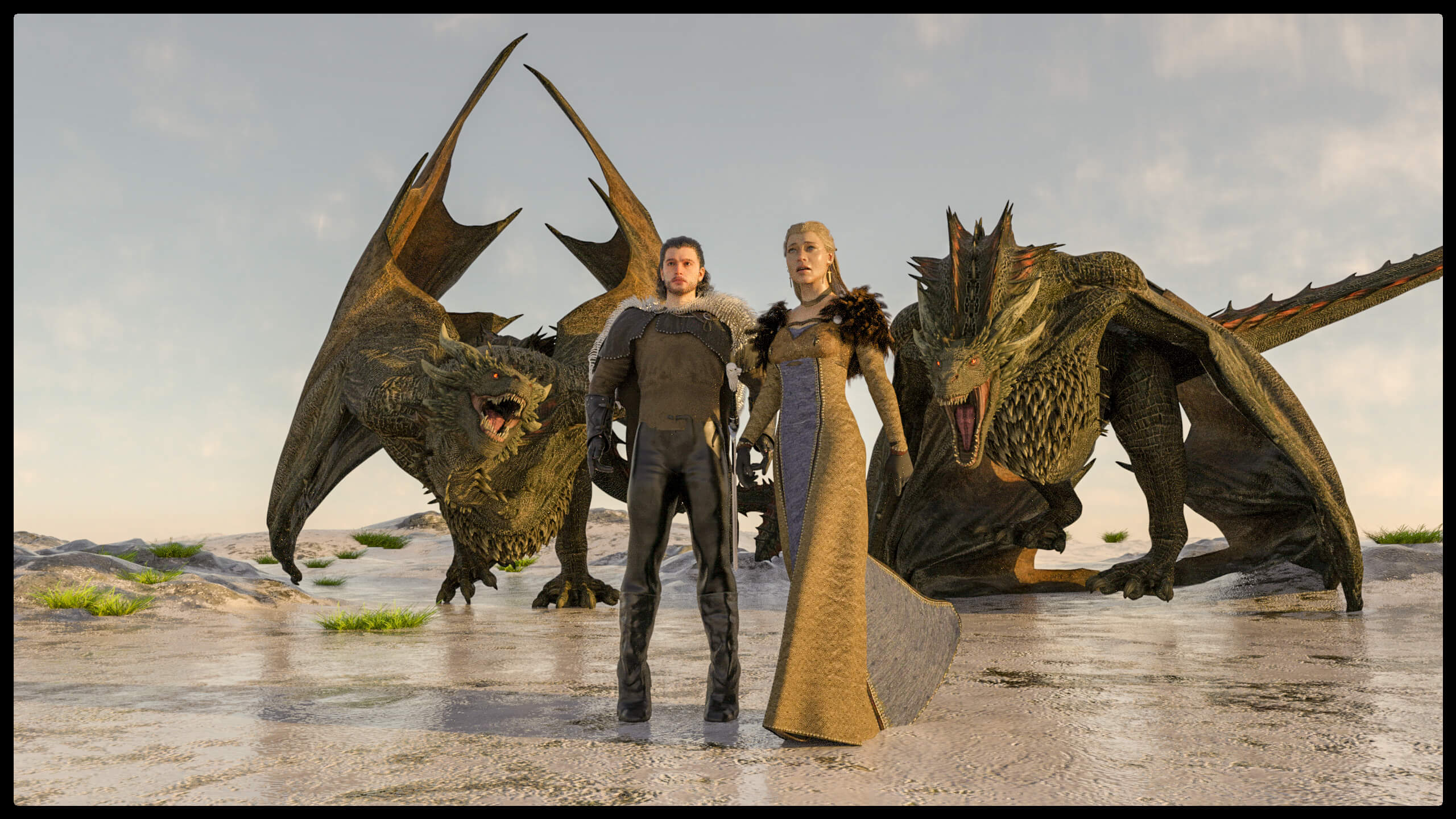 GoT 3D Render, Digital Art by mreale69