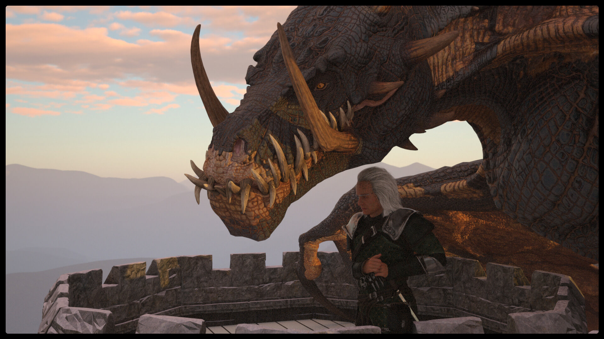 HoTD Scenes recreated 3D Render, Digital Art by mreale69