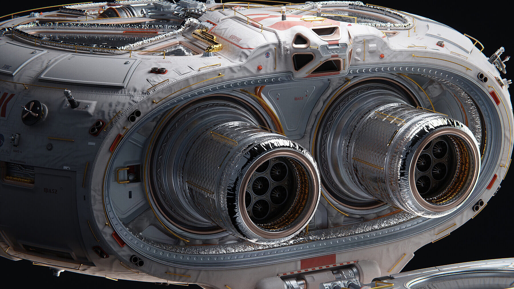 PROROK - Spacecraft 3D Model by mrgesy