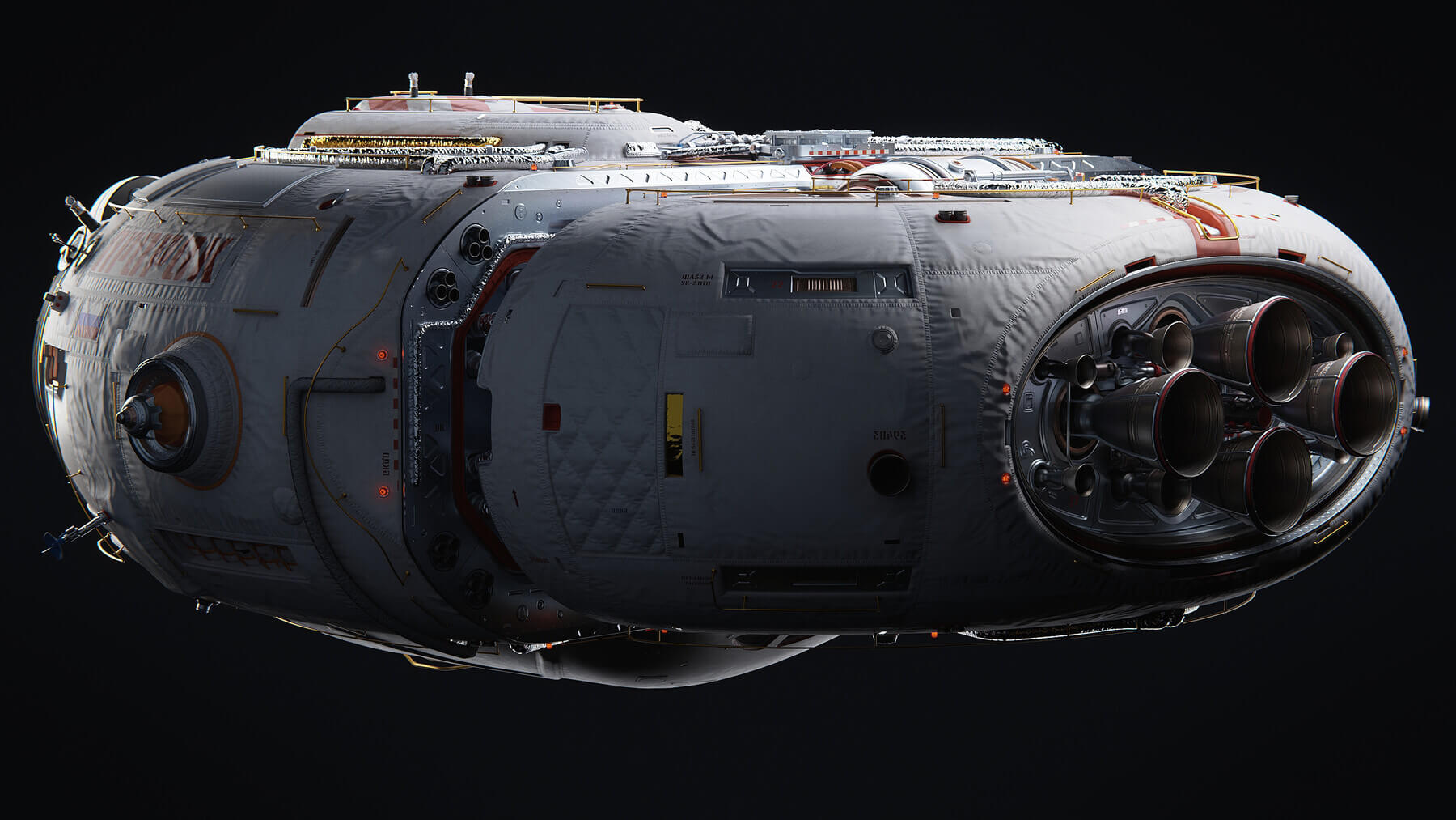 PROROK - Spacecraft 3D Model by mrgesy