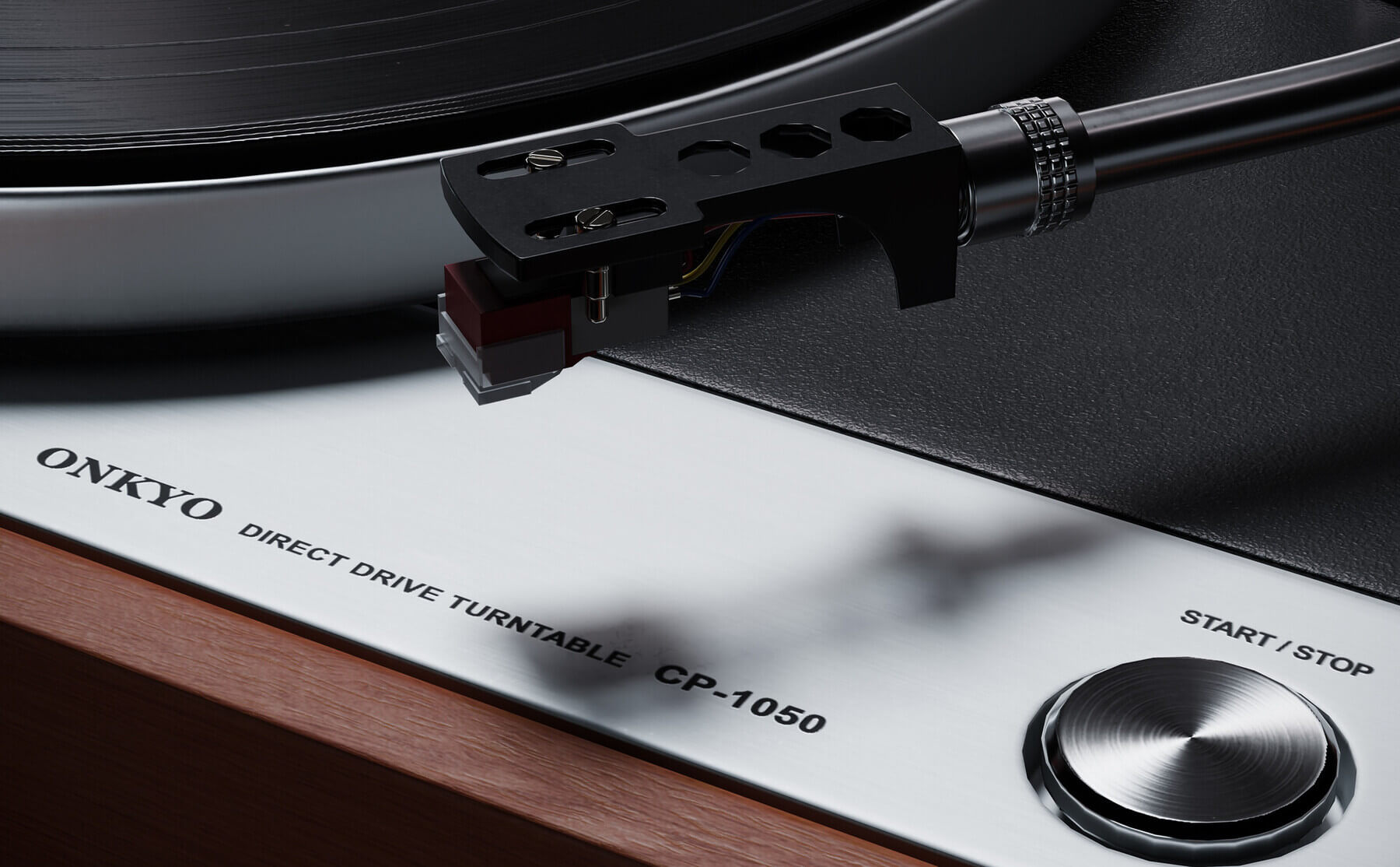 Real-time Record Player Turntable 3D Model by mrgesy