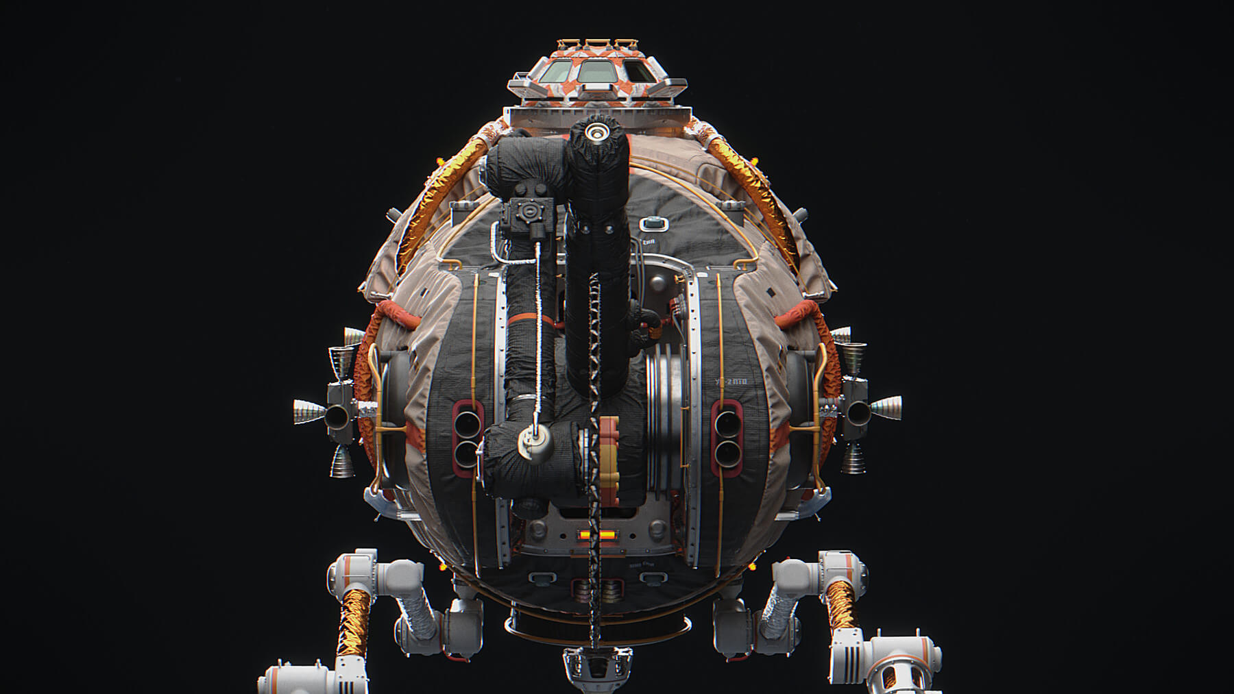 URAN Spacecraft - 3D Model by mrgesy