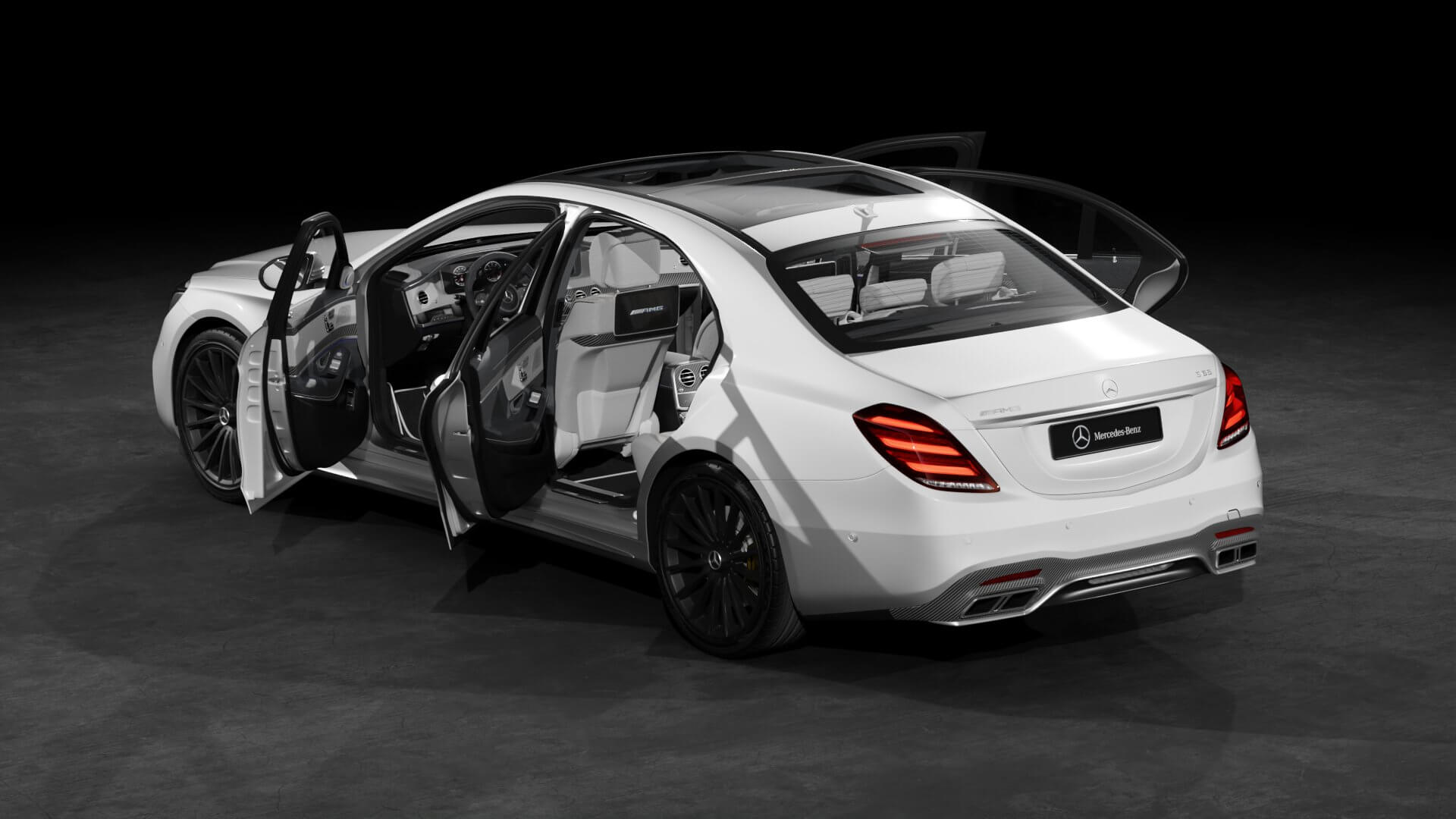 Mercedes AMG S Class 2018 S65 - 3D Model by MrGhosts