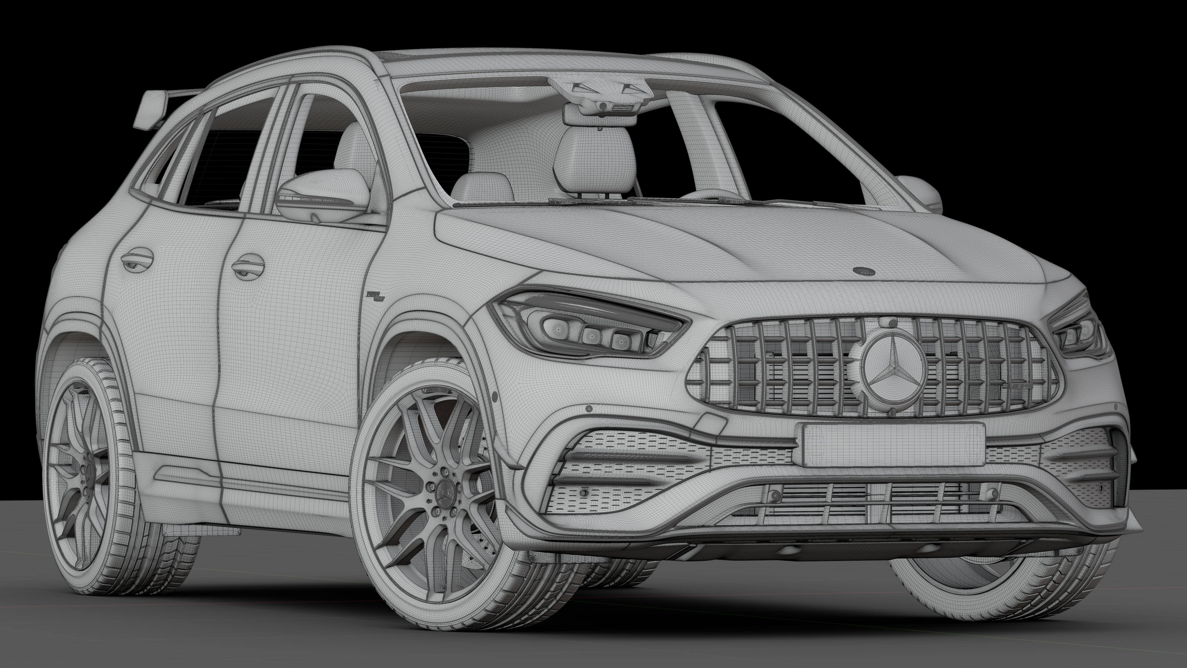 Mercedes-Benz GLA45 S AMG 2021 3D Model by MrGhosts
