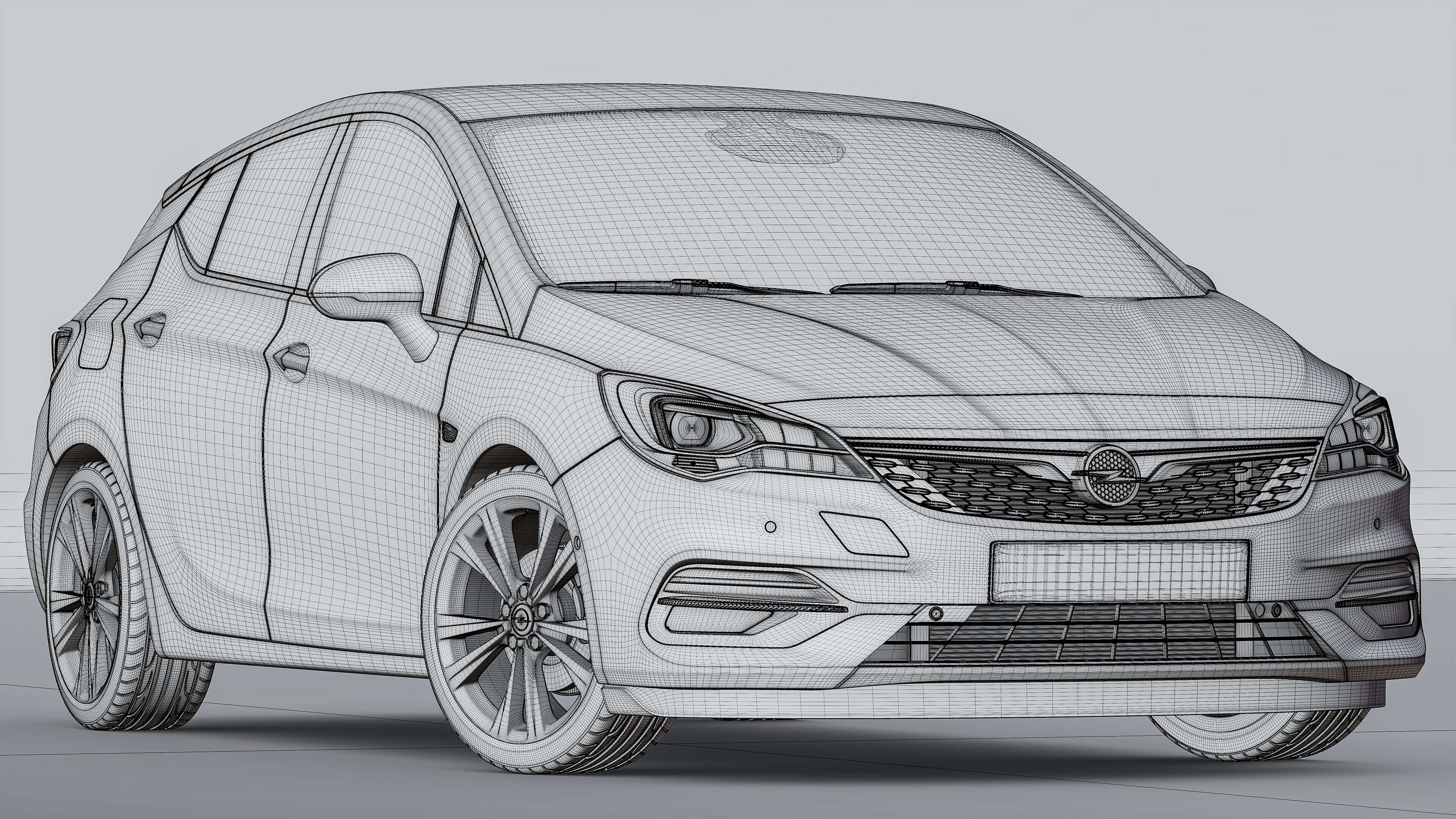 Opel Astra 2020 - 3D Model by MrGhosts