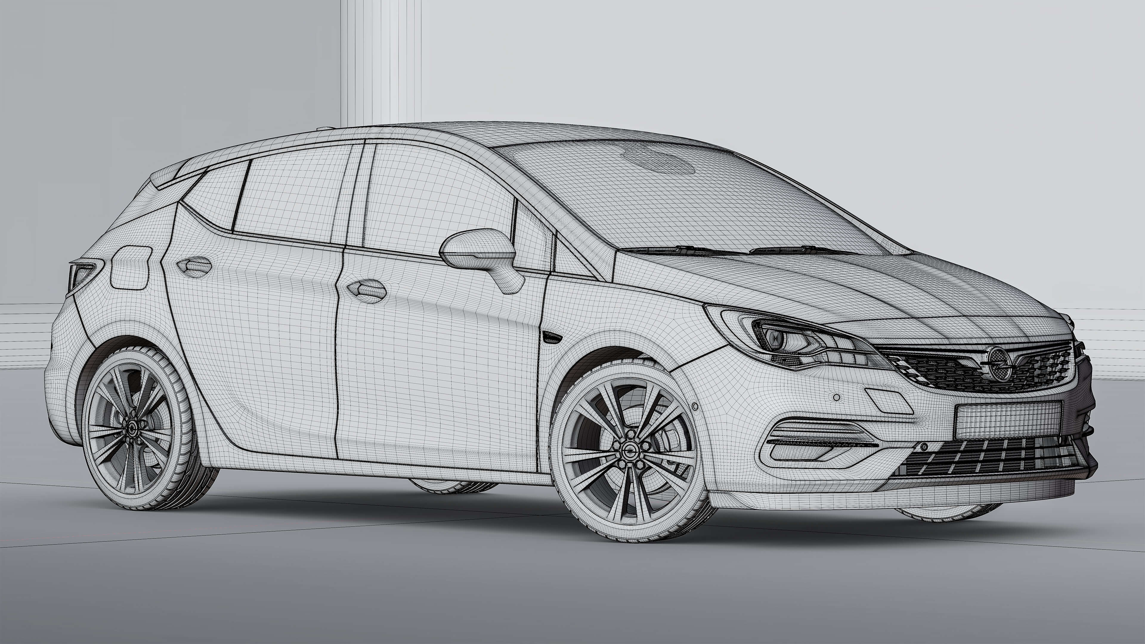 Opel Astra 2020 - 3D Model by MrGhosts