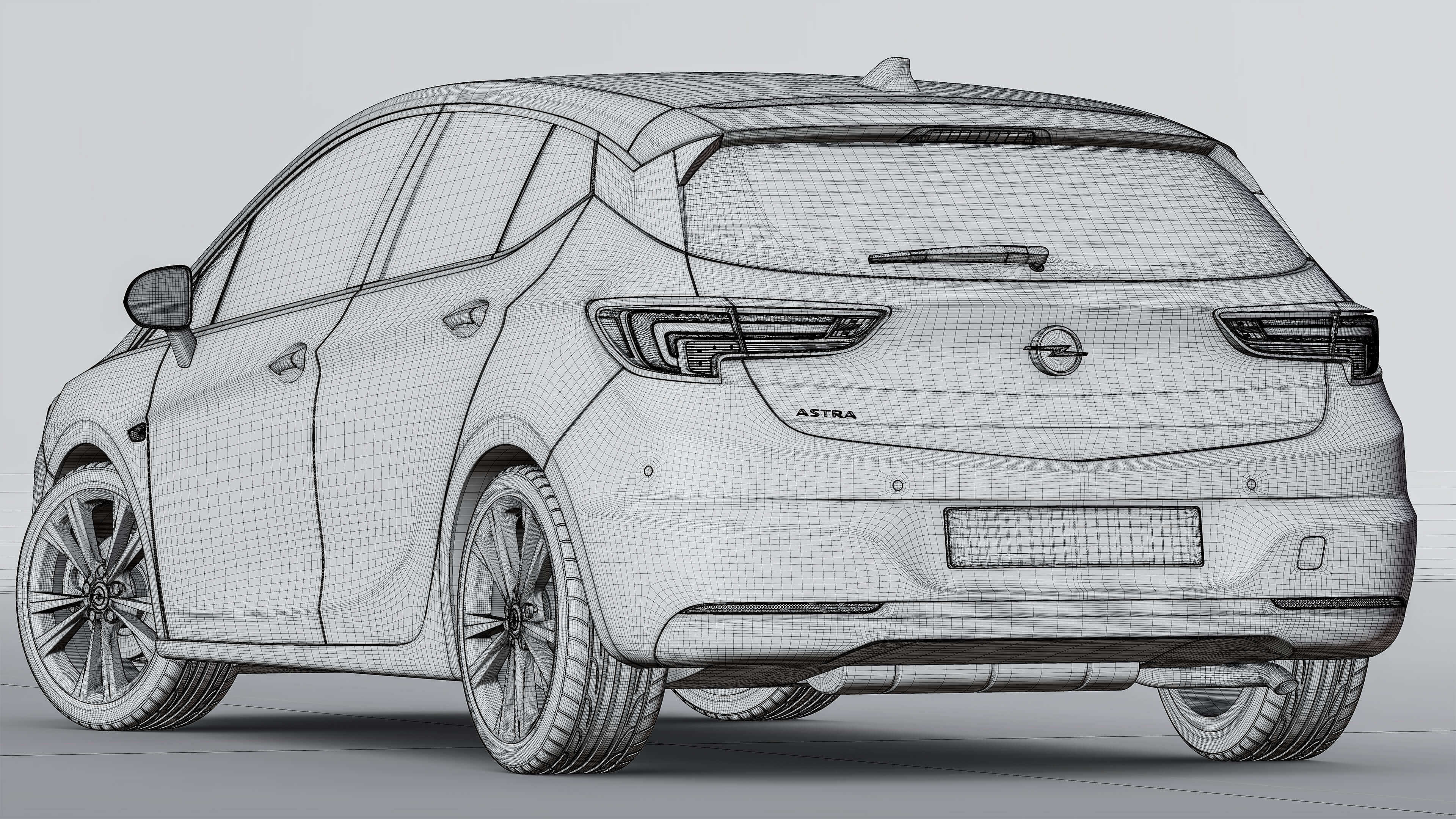 Opel Astra 2020 - 3D Model by MrGhosts