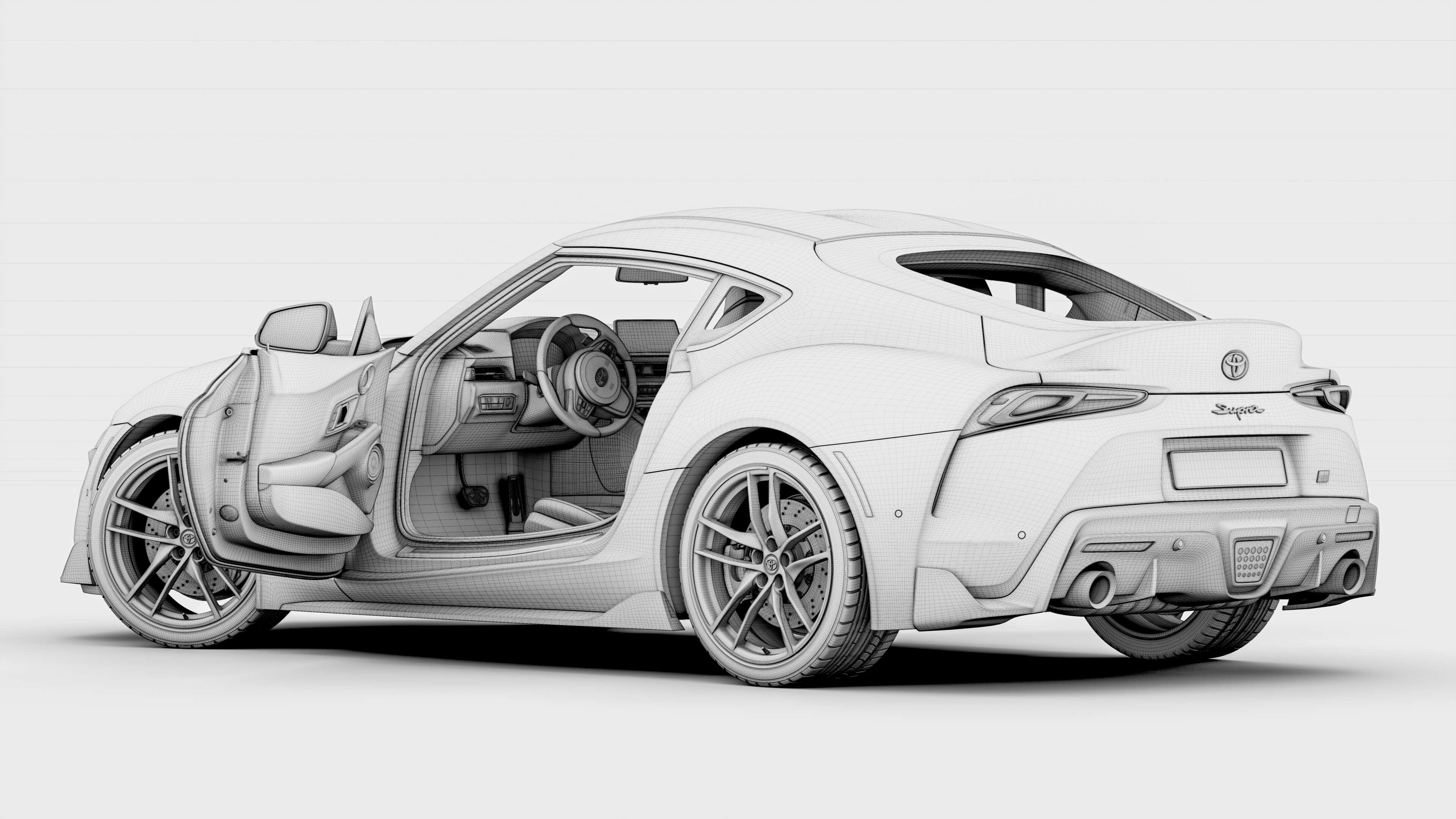 Toyota Supra GR 2020 - 3D Model by MrGhosts