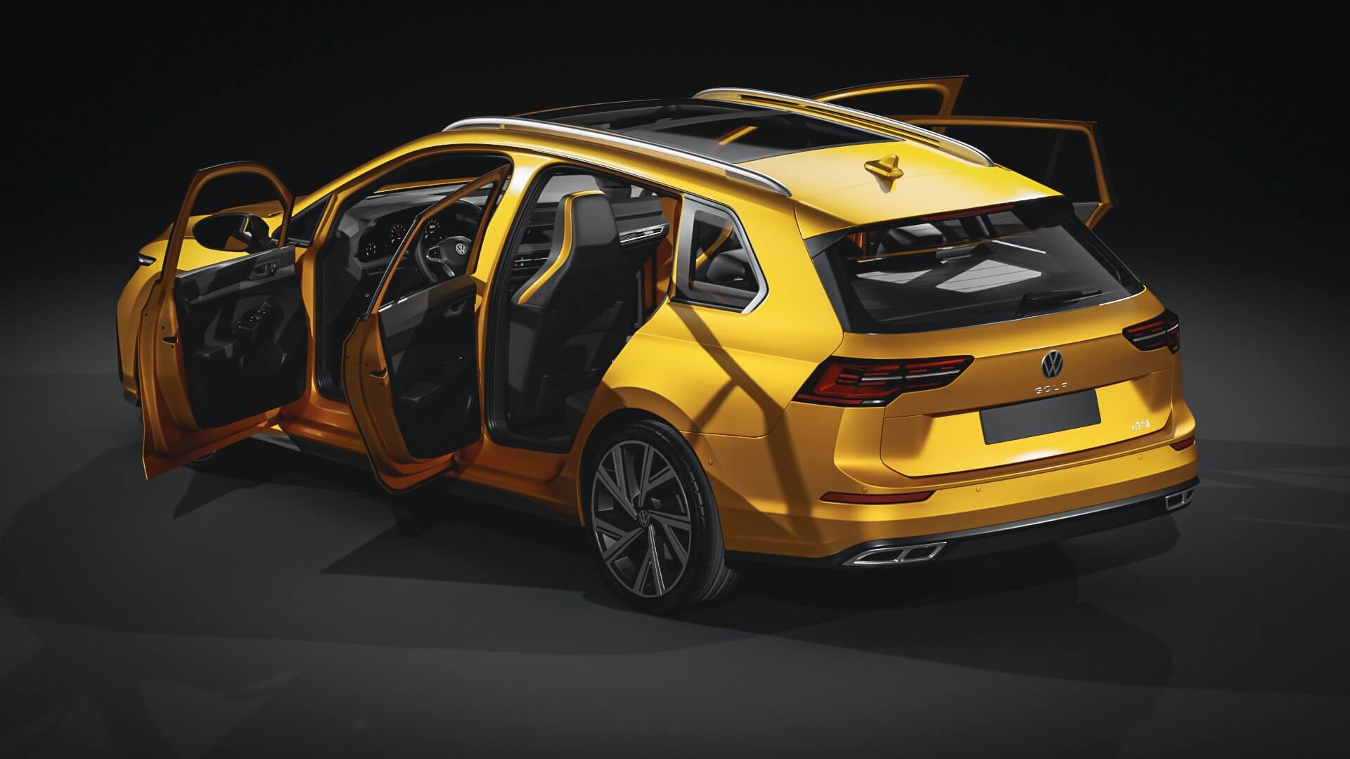 Volkswagen Golf R Line 2021 - 3D Model by MrGhosts