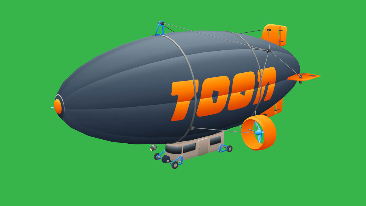Airship 3D Blimp by mrichkhalid