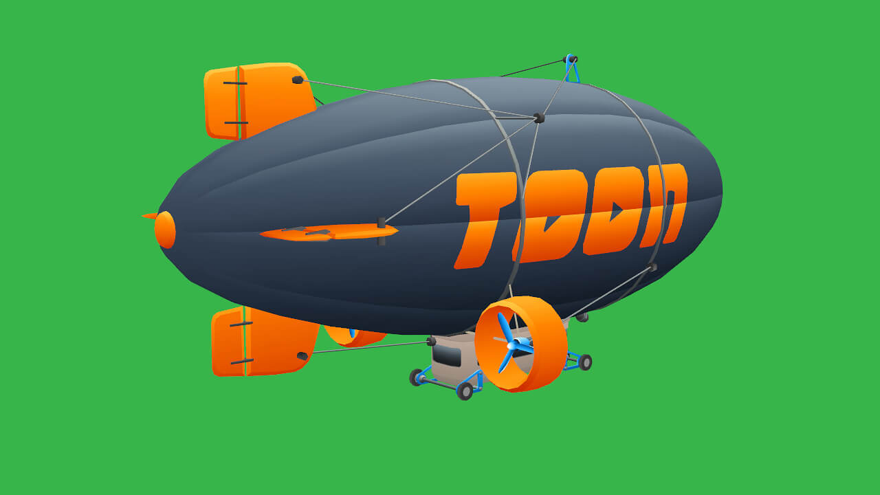 Airship 3D Blimp by mrichkhalid