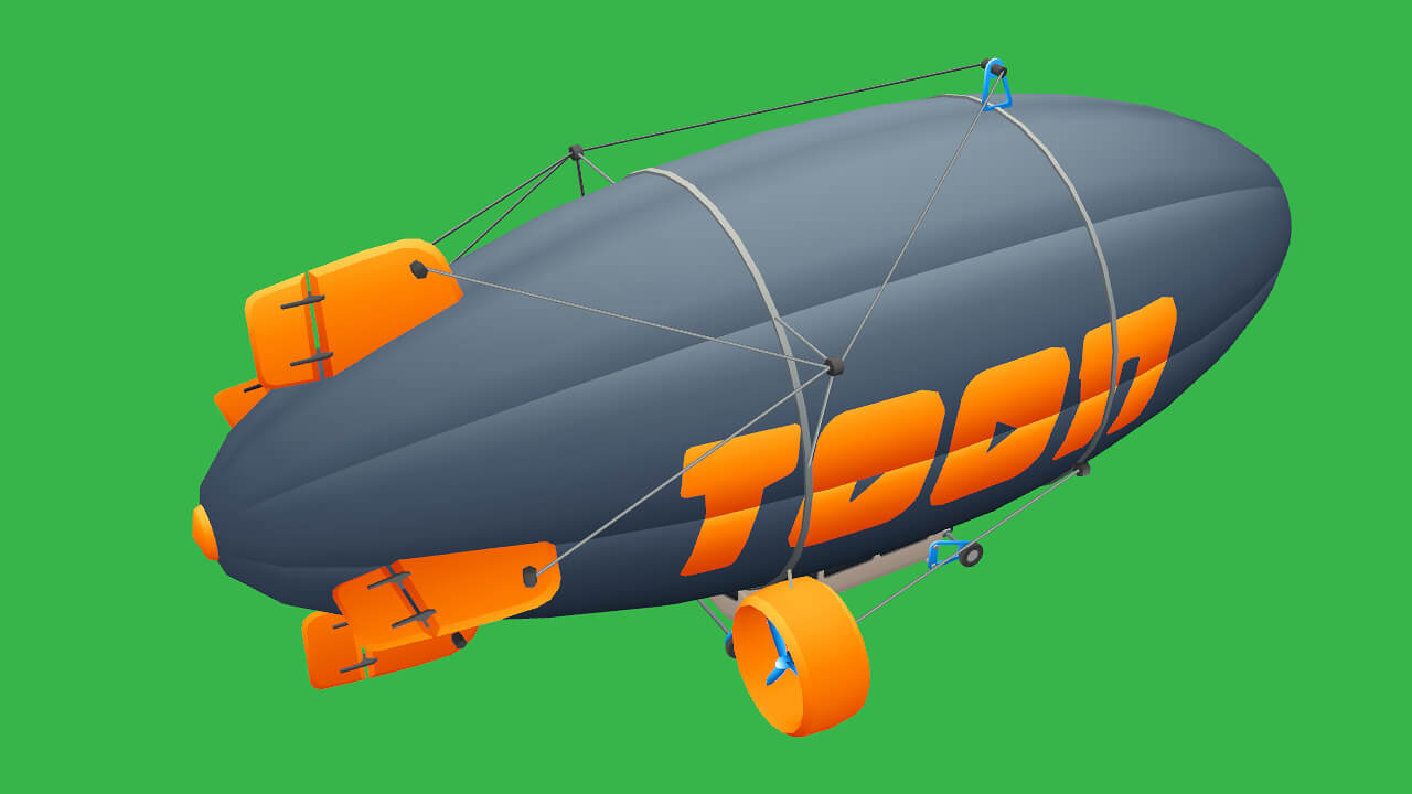 Airship 3D Blimp by mrichkhalid