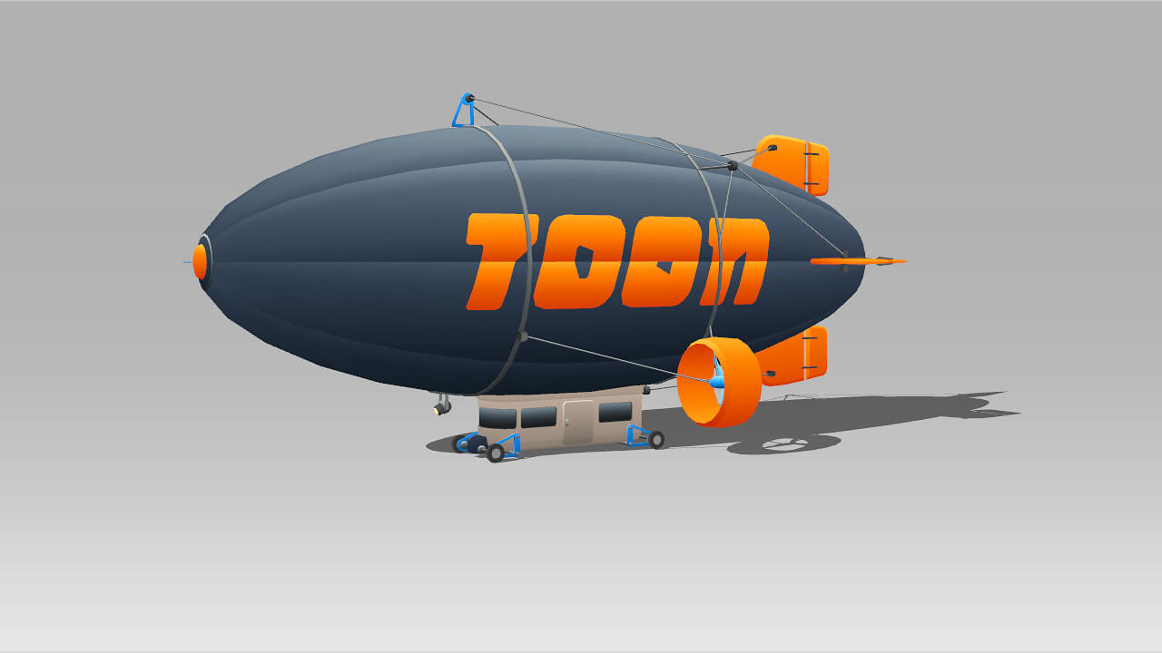 Airship 3D Blimp by mrichkhalid