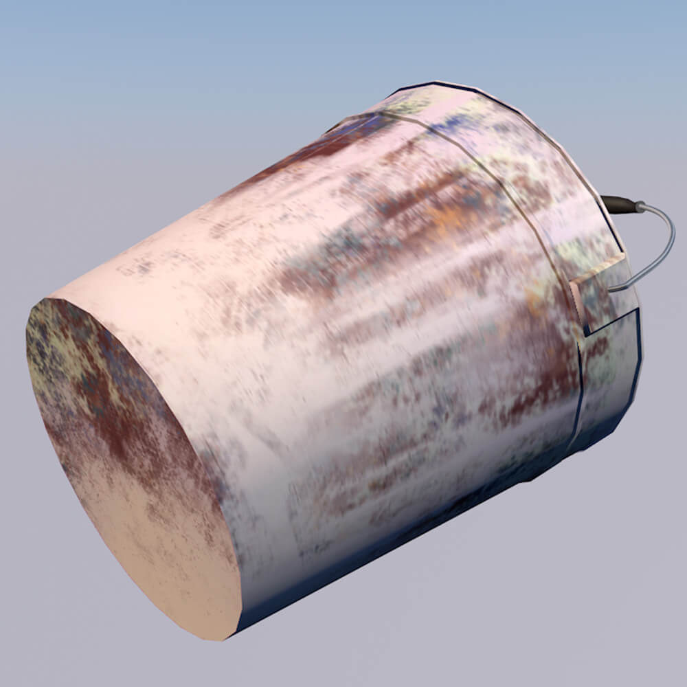 Bucket 3D Model by mrichkhalid