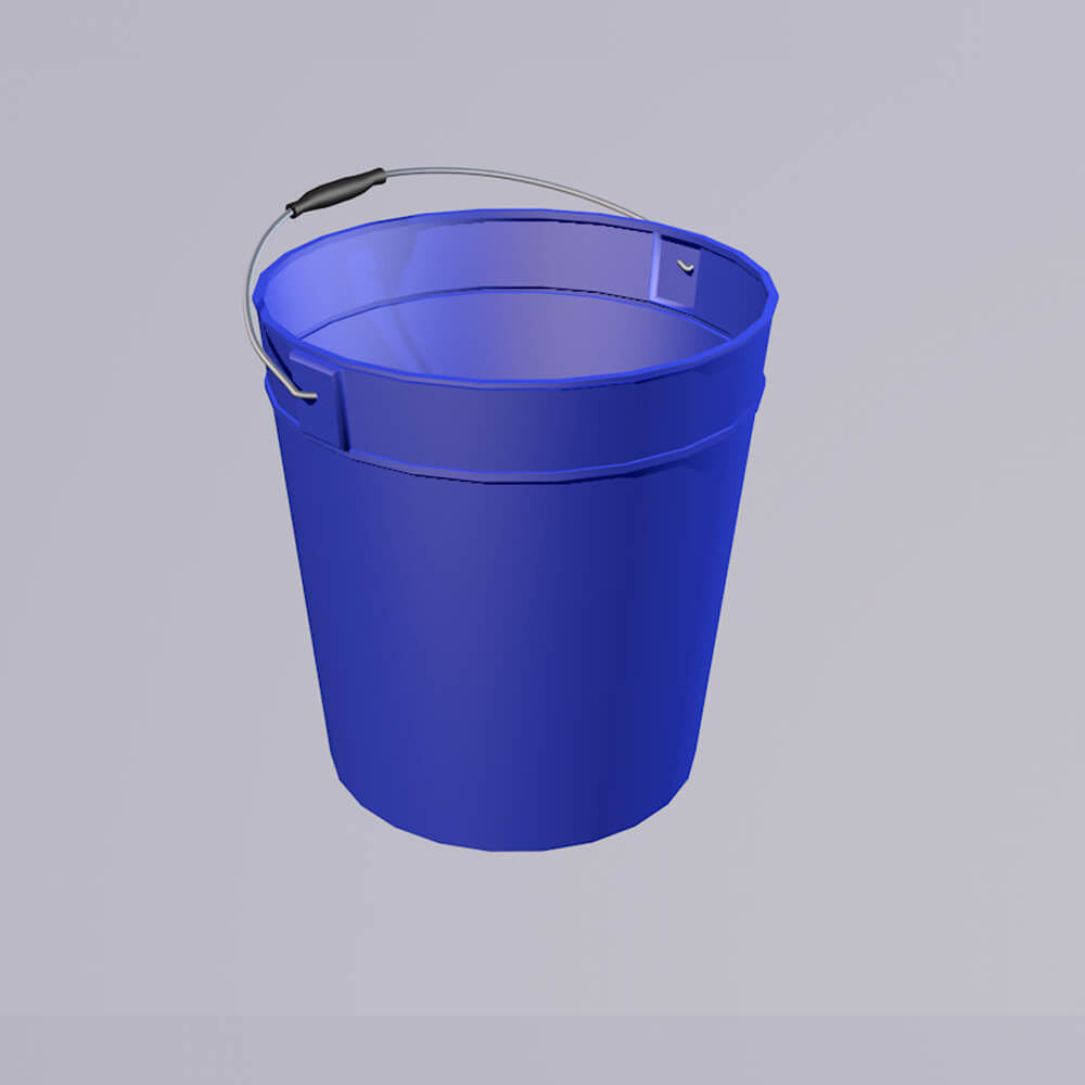 Bucket 3D Model by mrichkhalid