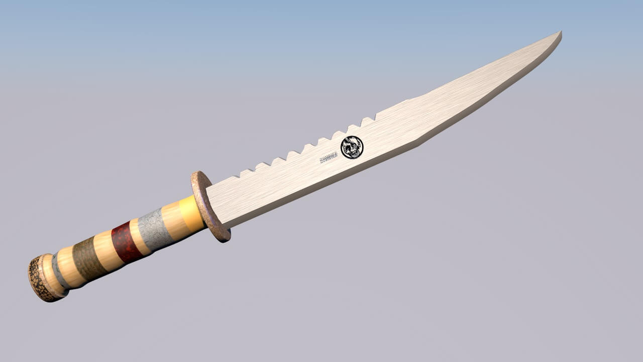 Knife - 3D Model by mrichkhalid