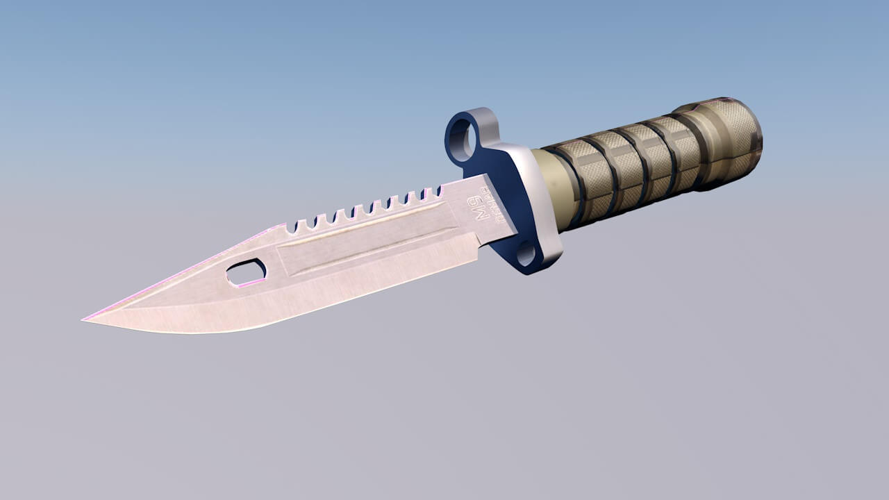 Military Knife - 3D Model by mrichkhalid