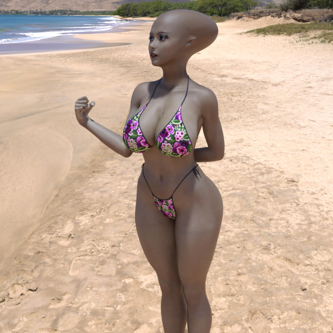 Alien Head Morph for G8F - Daz Content by MrMasskie