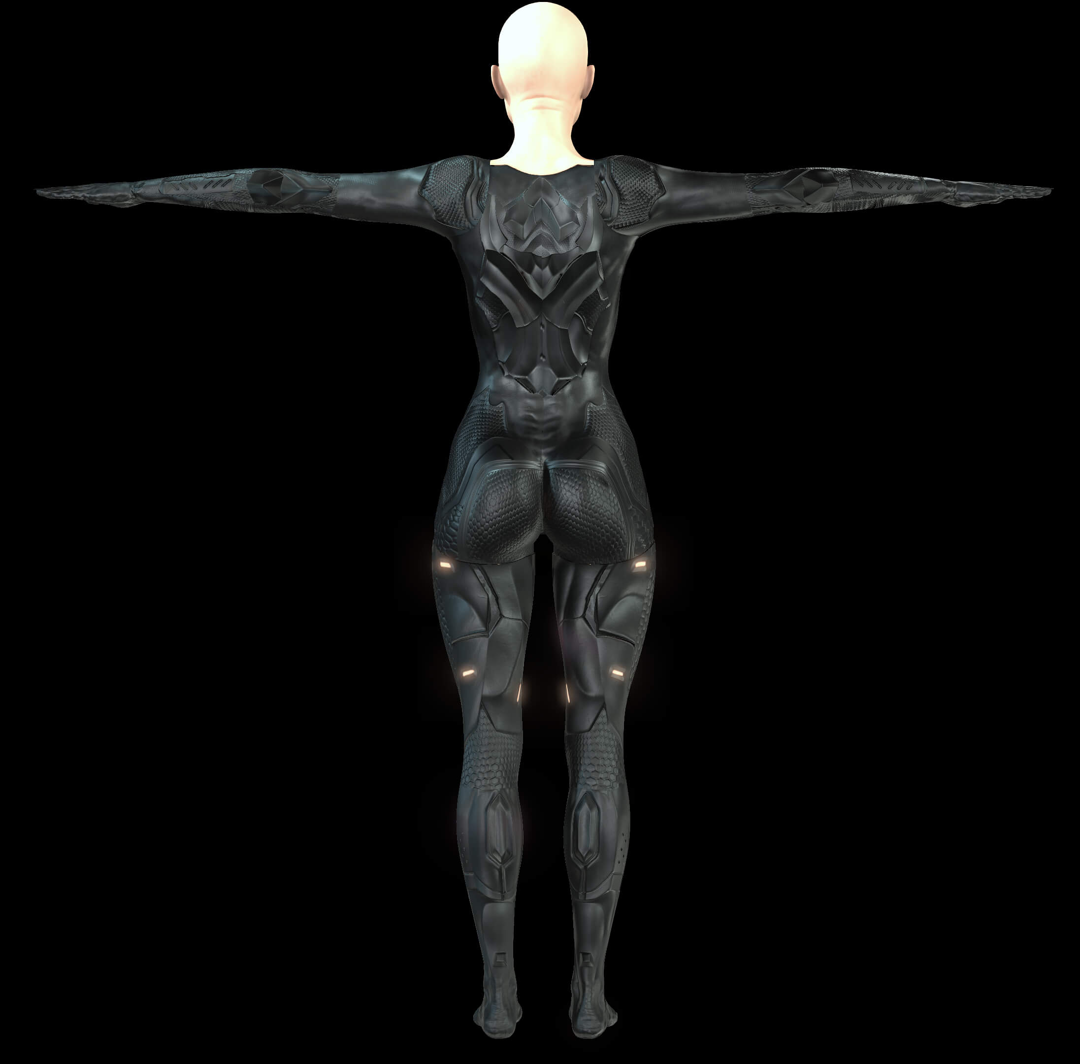 Female Cybernetic Suit - 3D Model by mrpsycho2000