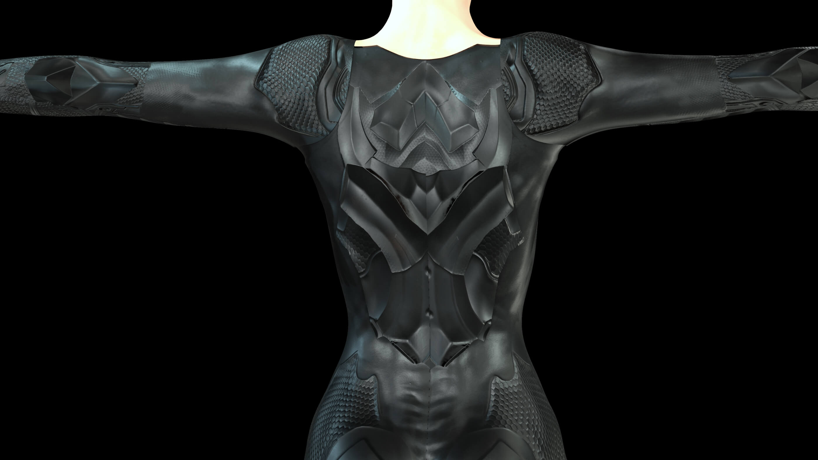 Female Cybernetic Suit - 3D Model by mrpsycho2000
