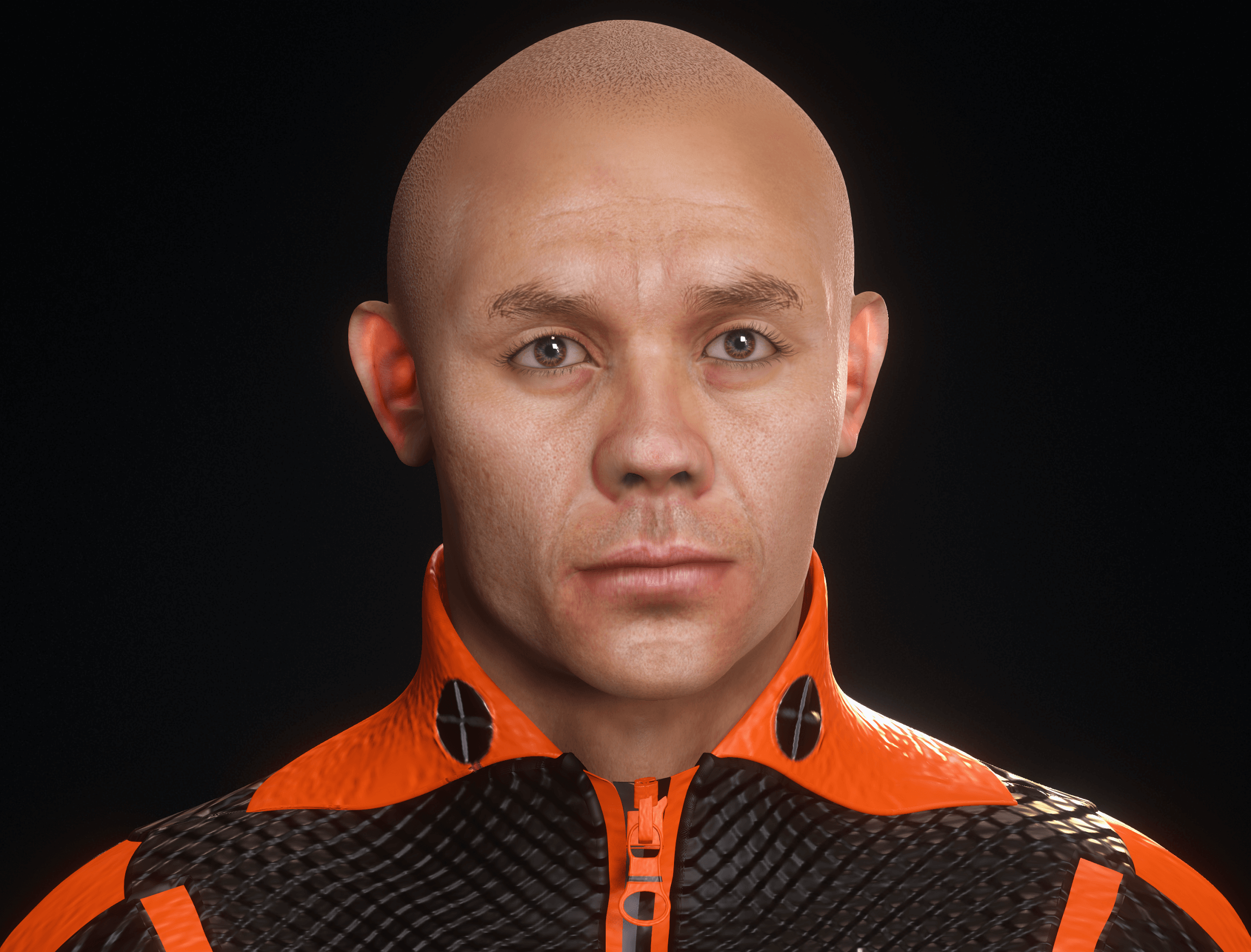 eddie 3D Render, Digital Art by mrpsycho2000