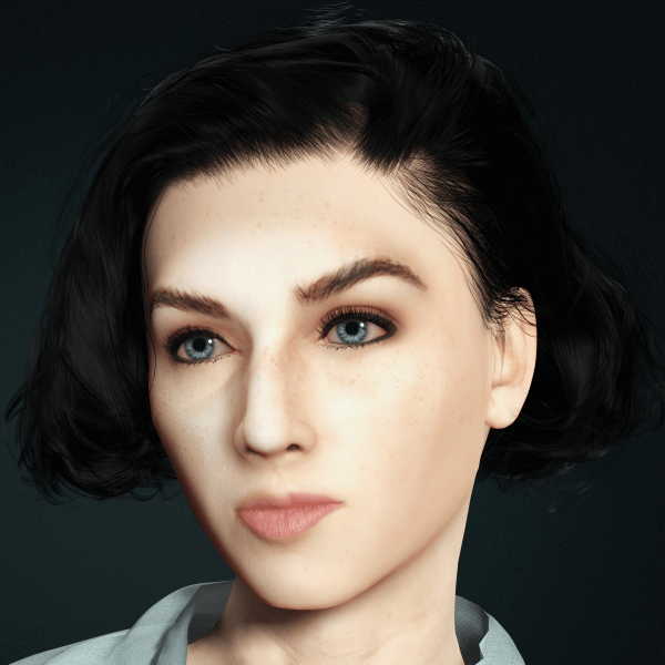That 80s Girl 01 3d Render Digital Art By Mrpsycho2000 6852