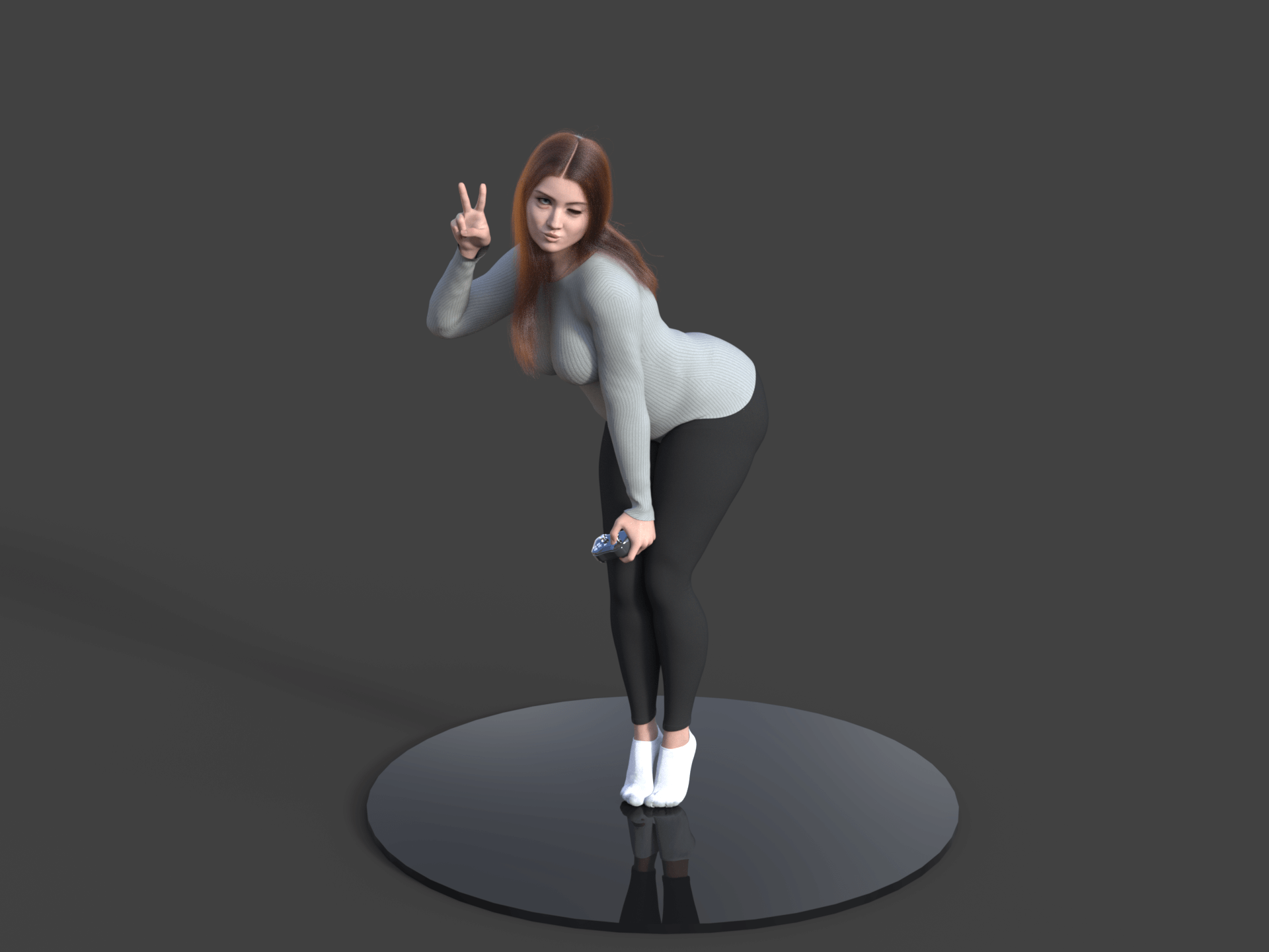 Kathleen - Render Girl 3D Render, Digital Art by mrtaured