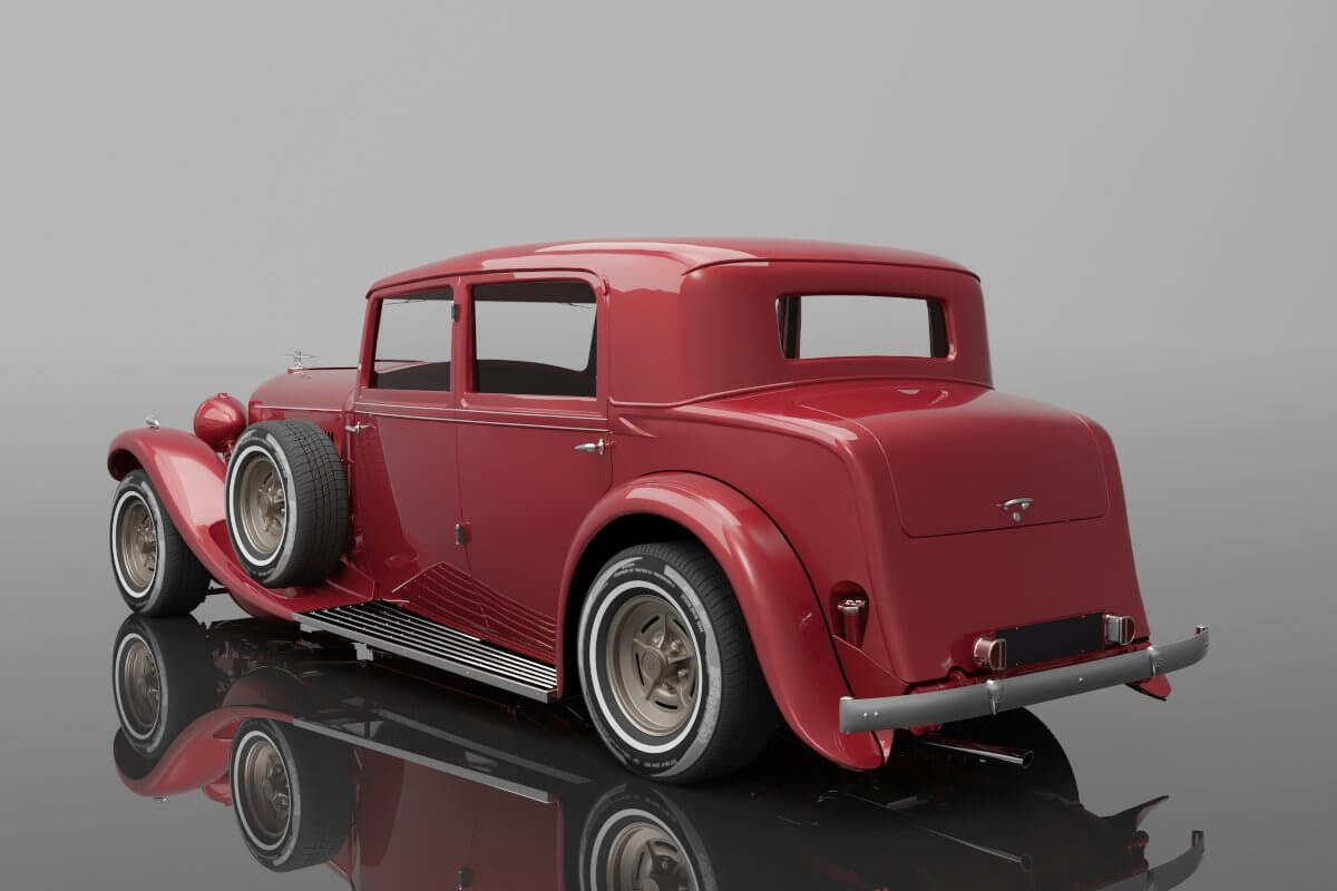 1931 Bentley - 3D Model by msasdt