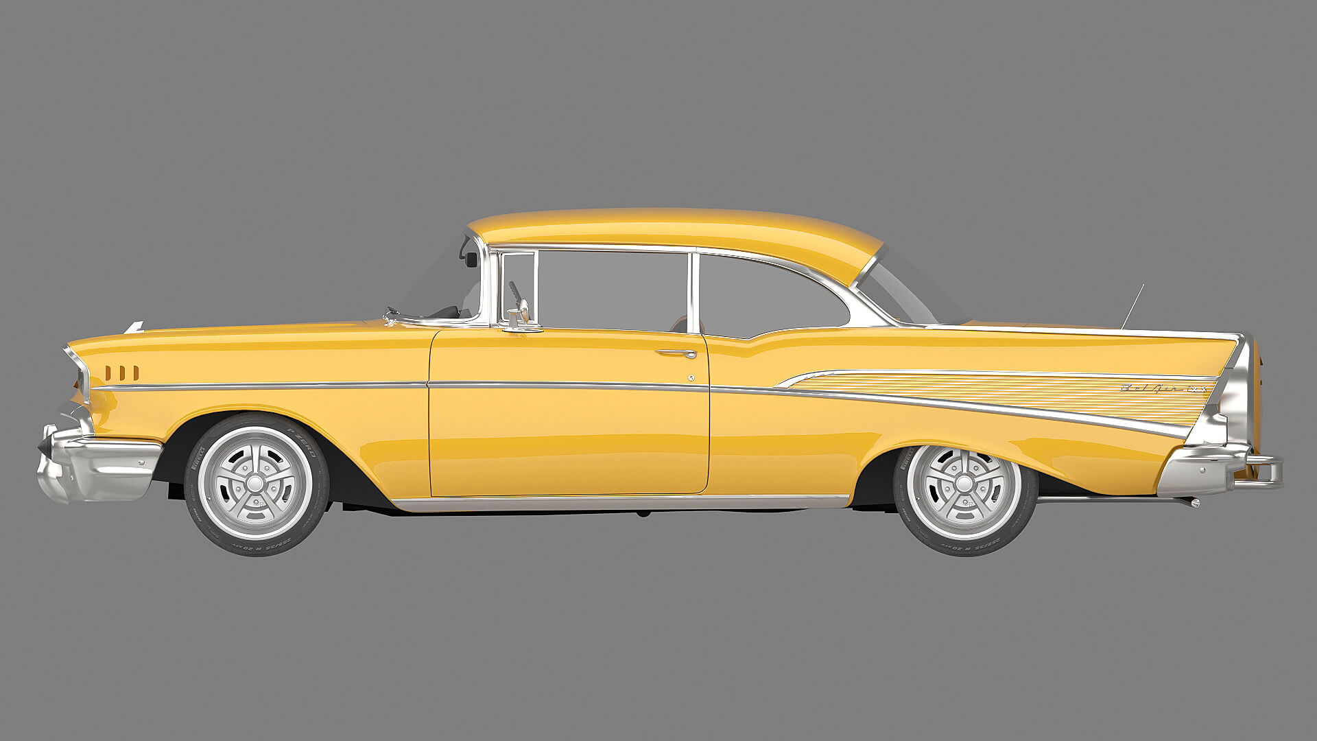 1957 Chevrolet Bel Air - 3D Model by msasdt