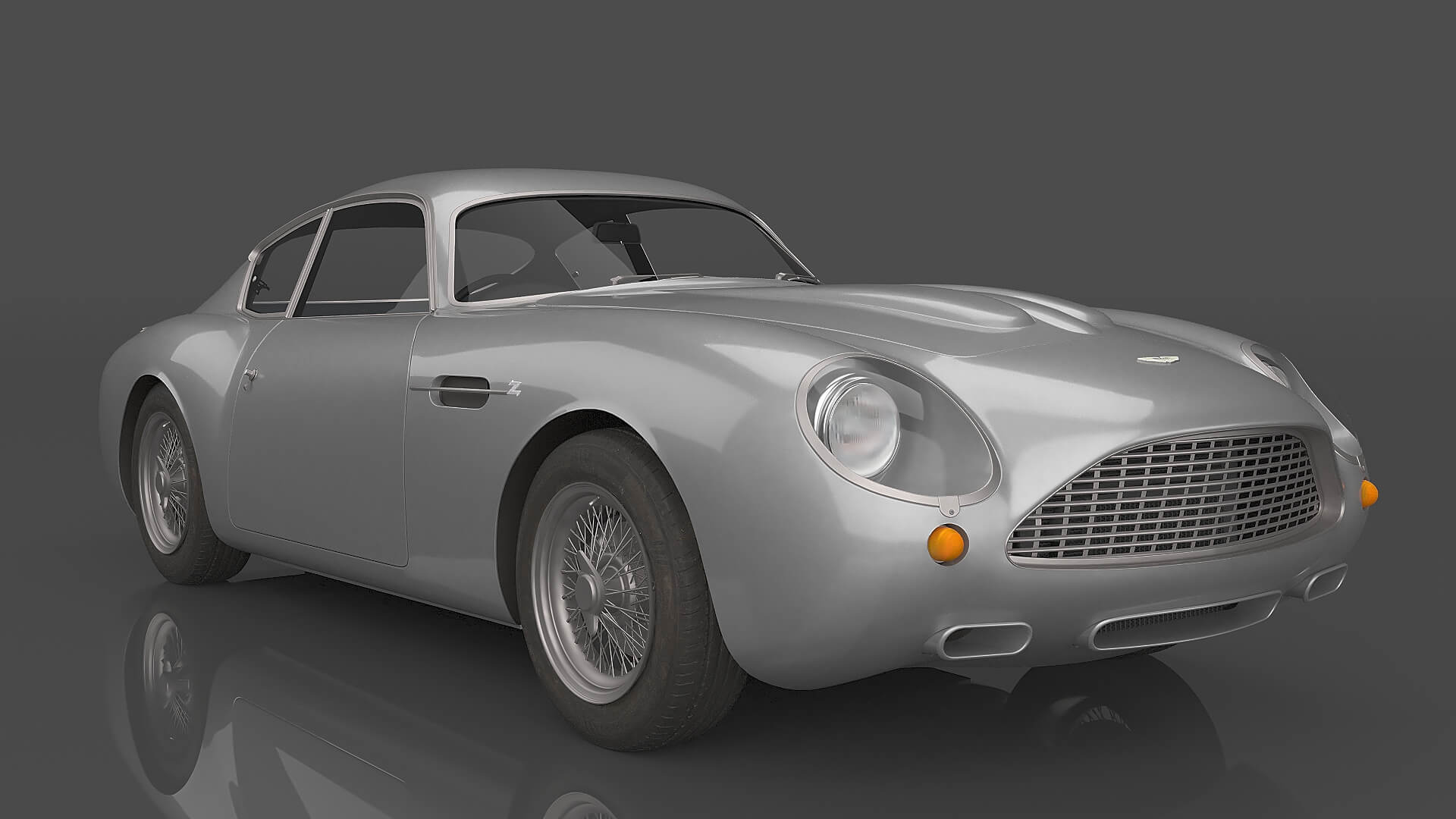1960 Aston Martin DB4 GT Zagato - 3D Model by msasdt
