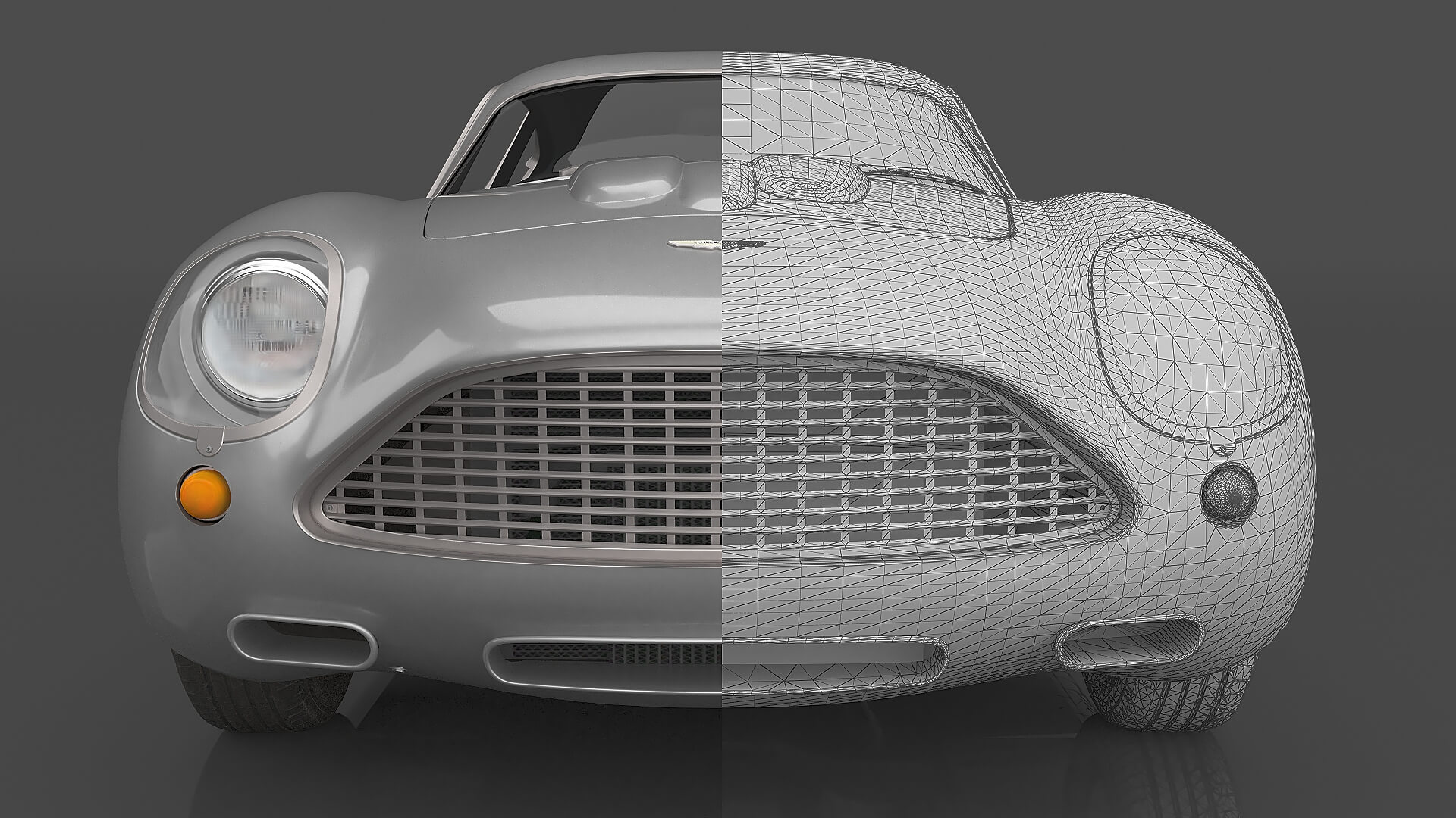 1960 Aston Martin DB4 GT Zagato - 3D Model by msasdt