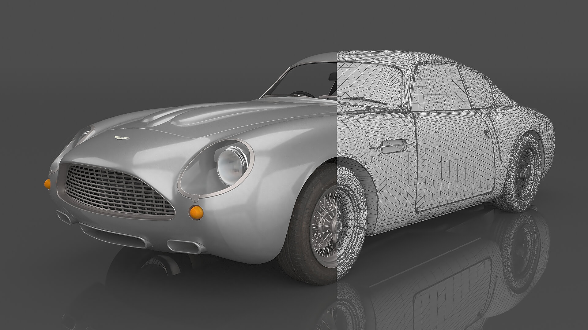 1960 Aston Martin DB4 GT Zagato - 3D Model by msasdt