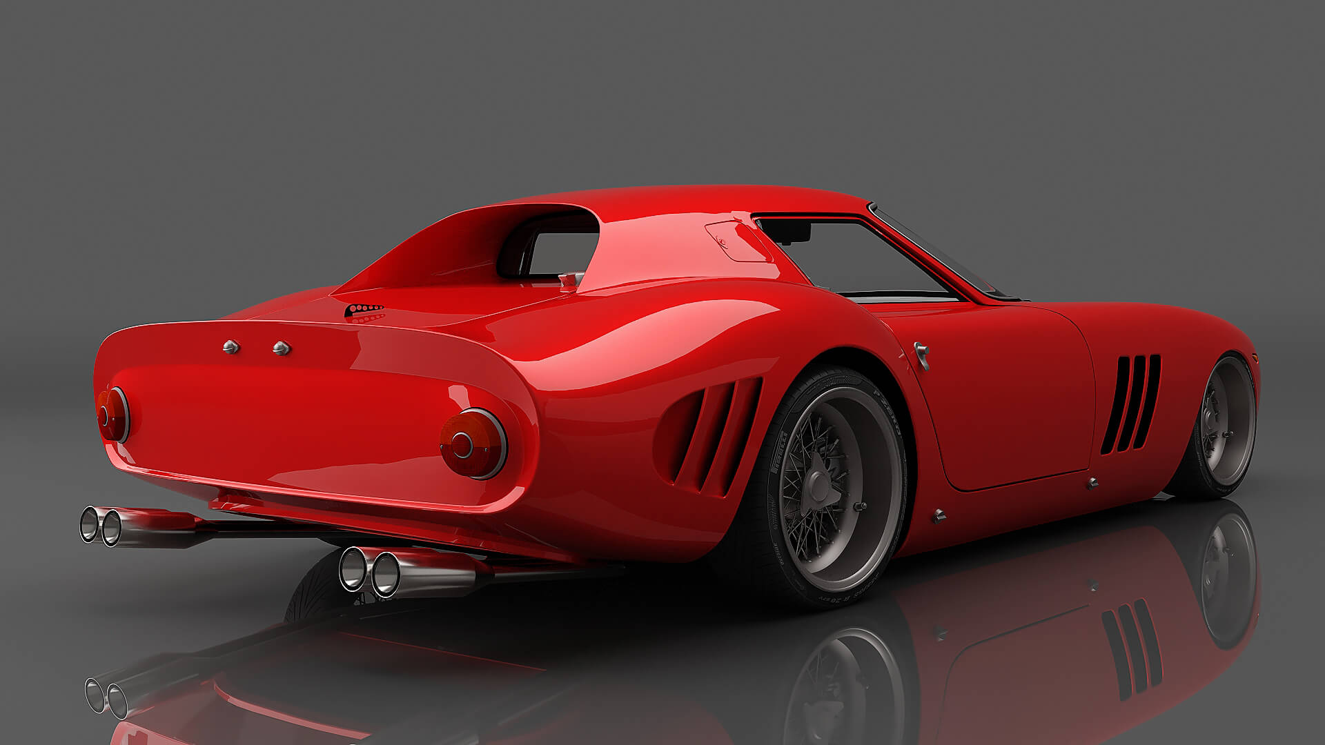 1964 Ferrari 250 GTO - 3D Model by msasdt
