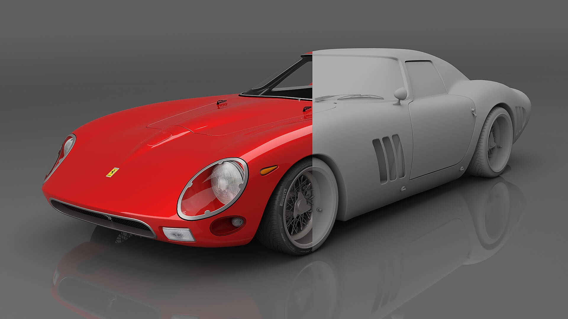 1964 Ferrari 250 GTO - 3D Model by msasdt