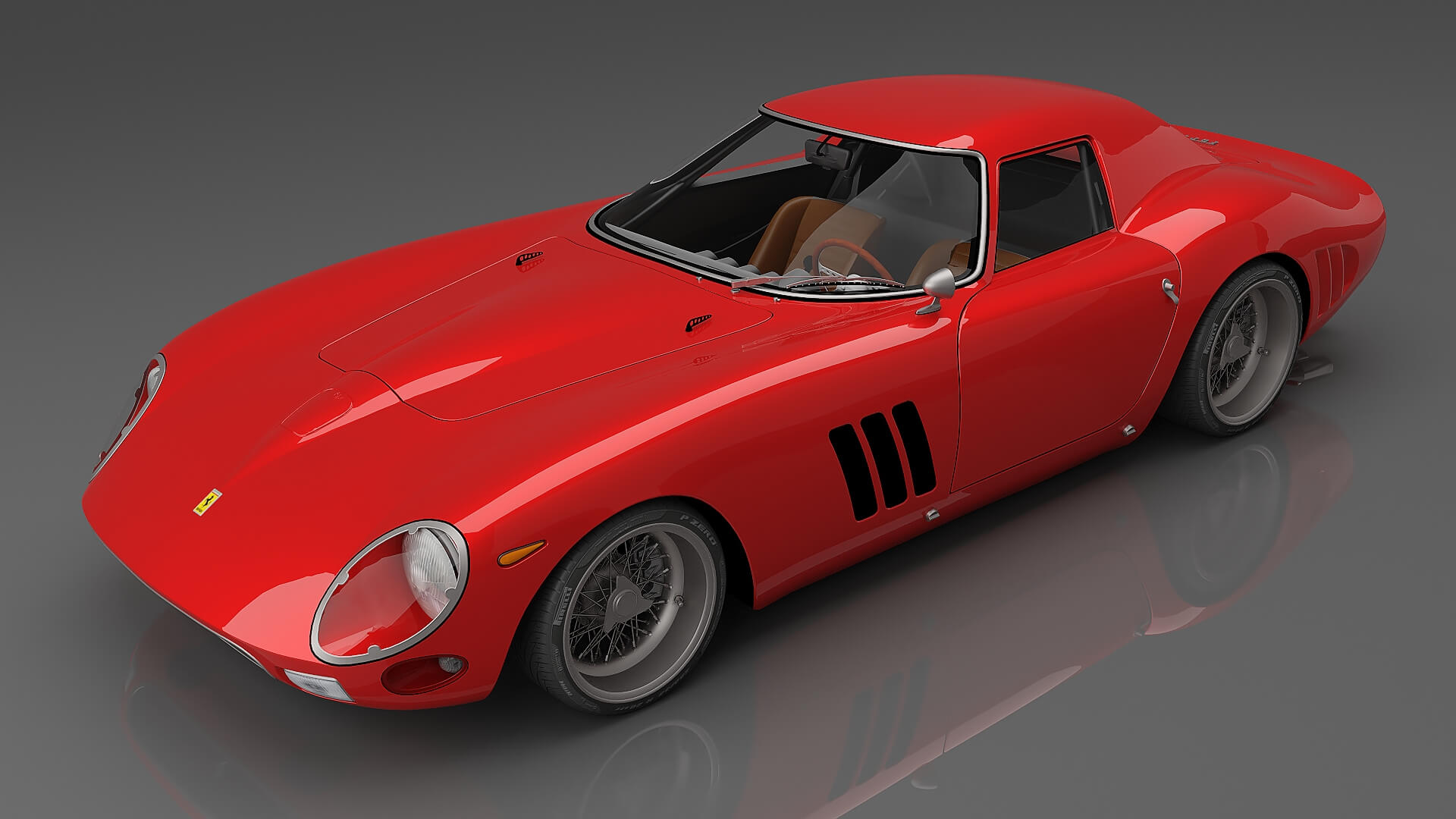 1964 Ferrari 250 GTO - 3D Model by msasdt