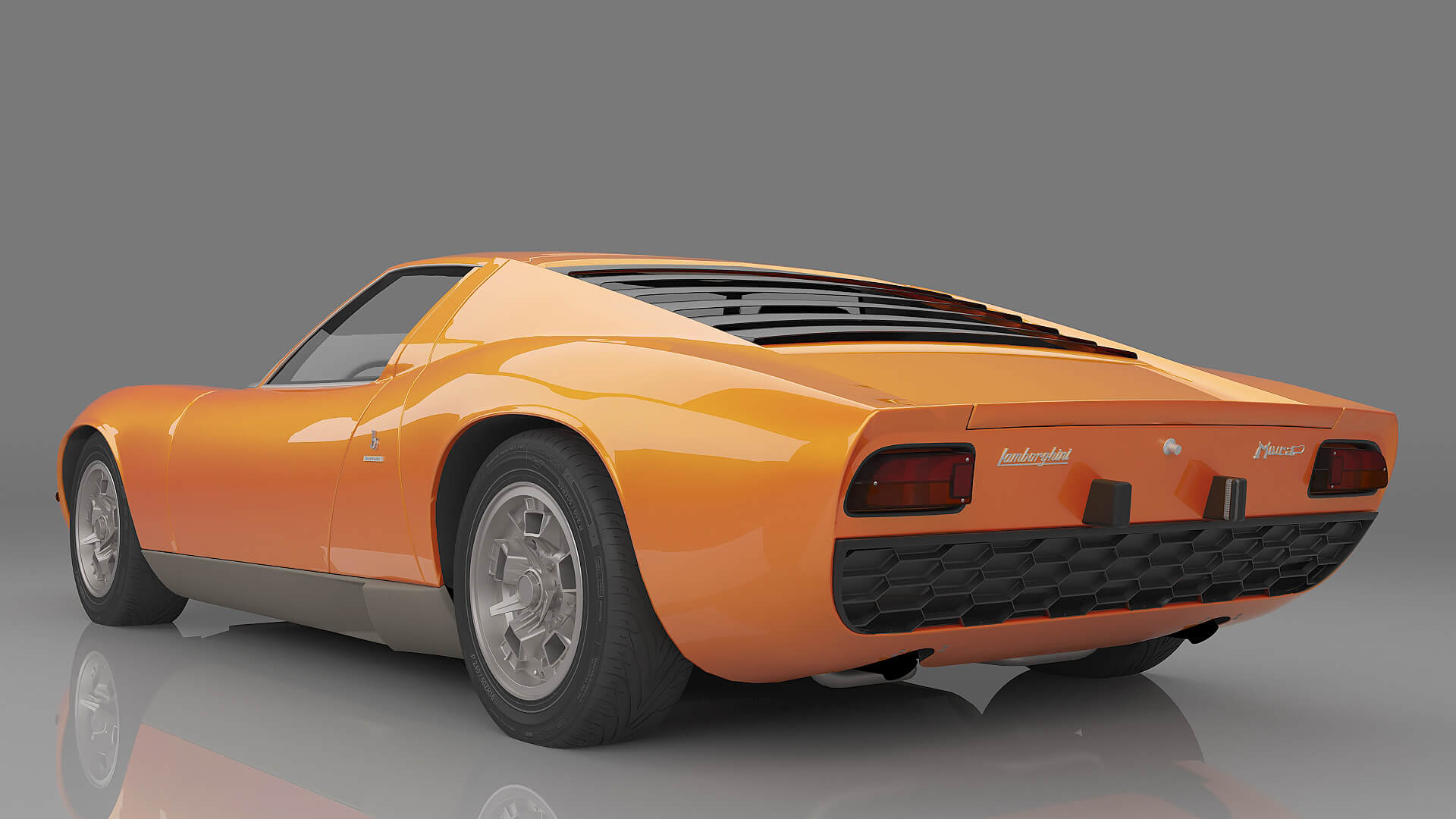 1967 Lamborghini Miura P400 - 3D Model by msasdt