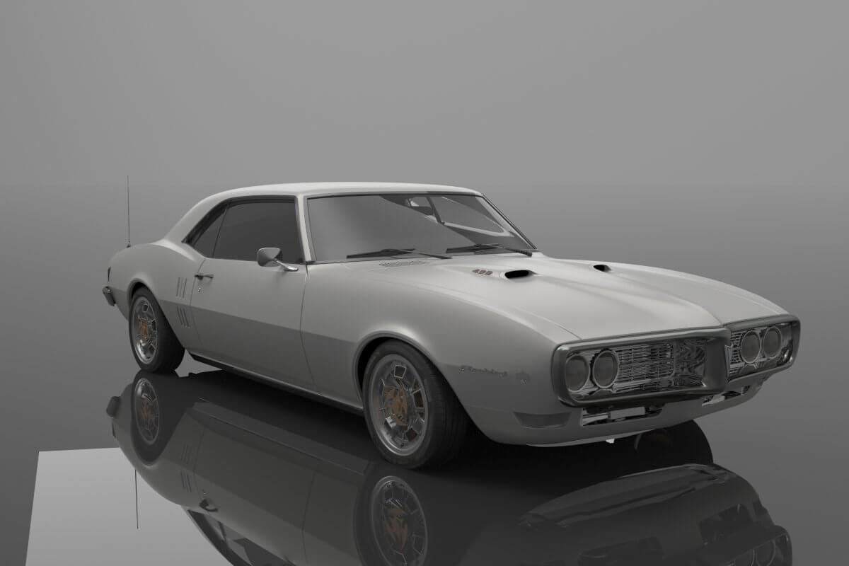 Pontiac Firebird 1968 White