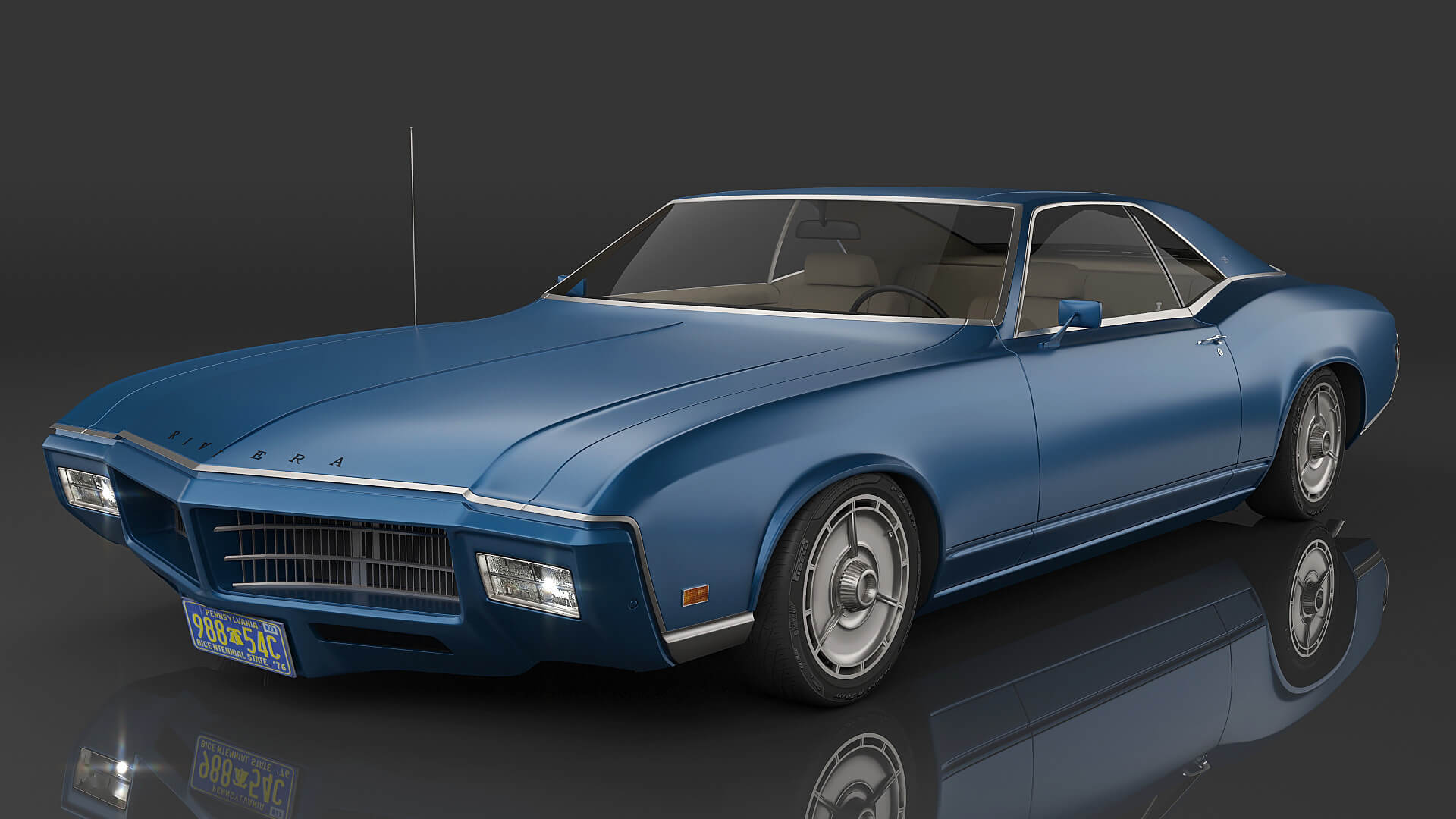 1969 Buick Riviera - 3D Model by msasdt