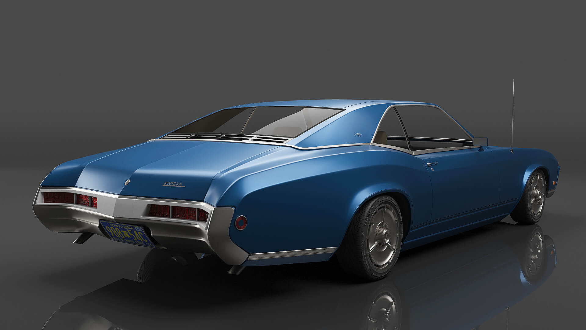 1969 Buick Riviera - 3D Model by msasdt