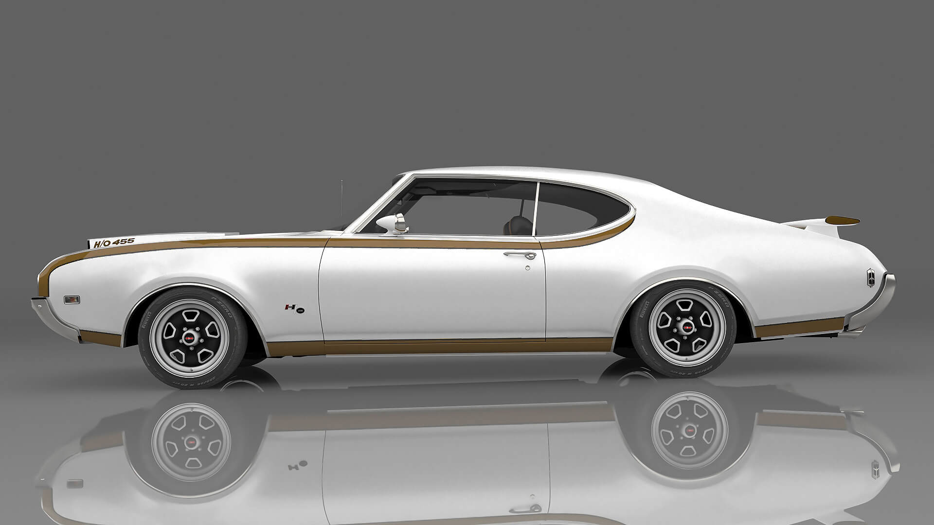 1969 Oldsmobile Hurst-Olds 442 3D Model by msasdt