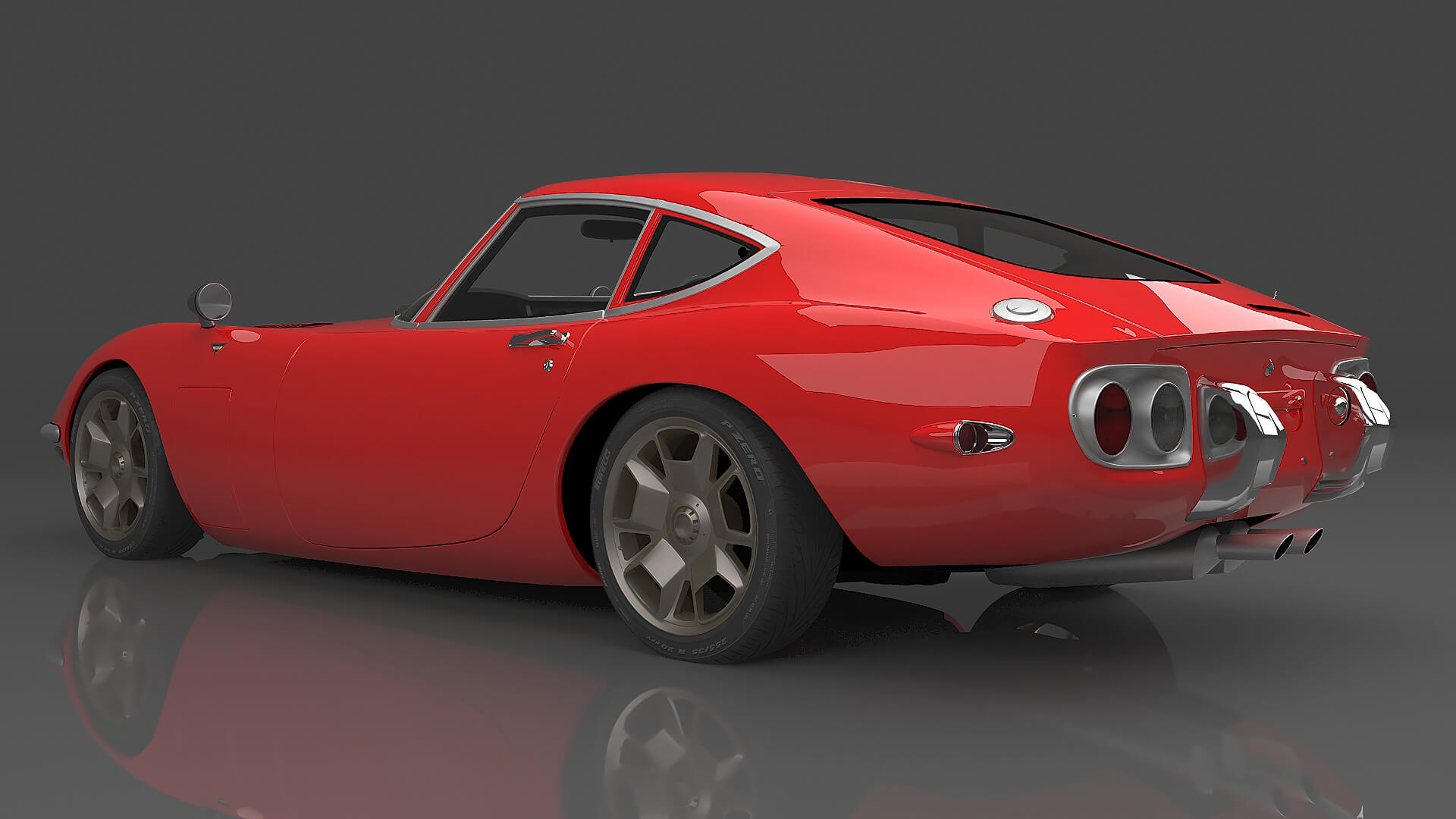 1969 Toyota 2000Gt - 3D Model by msasdt