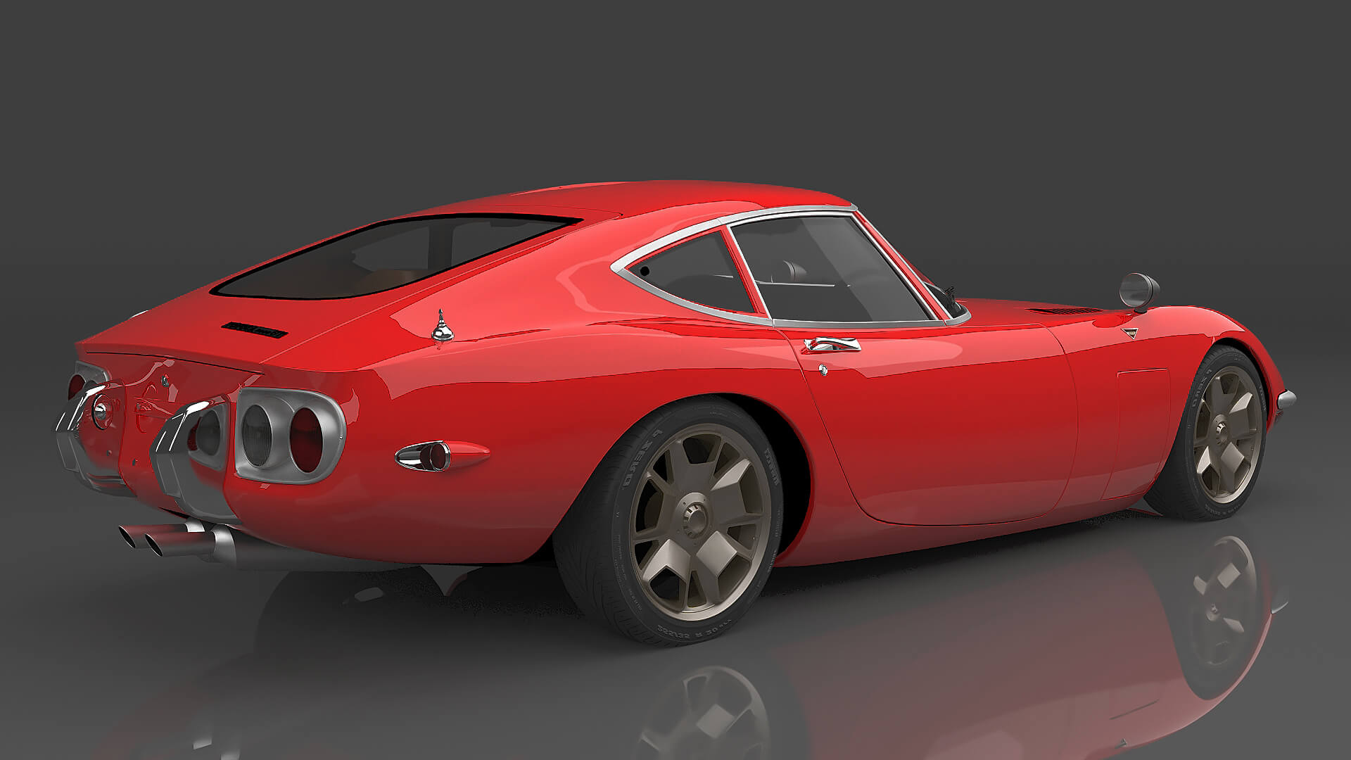 1969 Toyota 2000Gt - 3D Model by msasdt