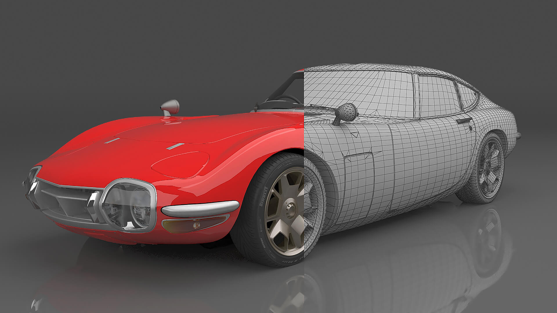 1969 Toyota 2000Gt - 3D Model by msasdt