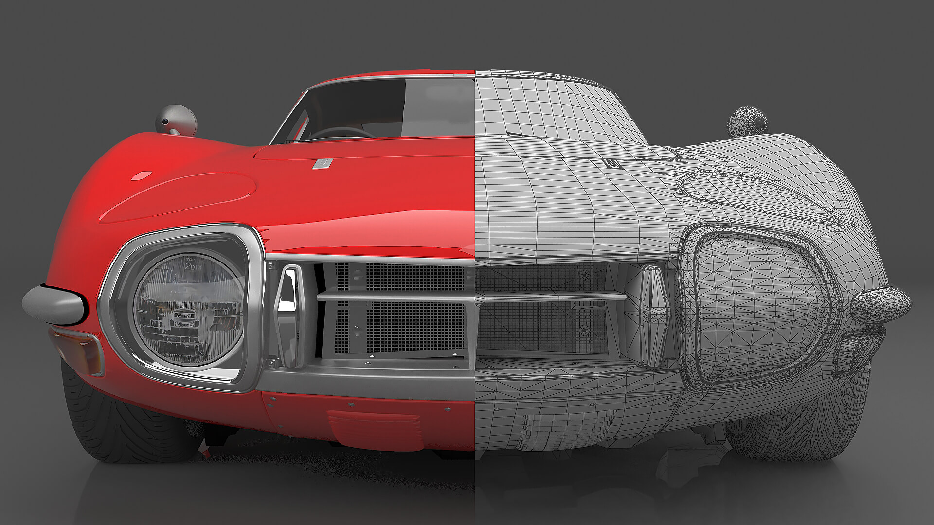 1969 Toyota 2000Gt - 3D Model by msasdt