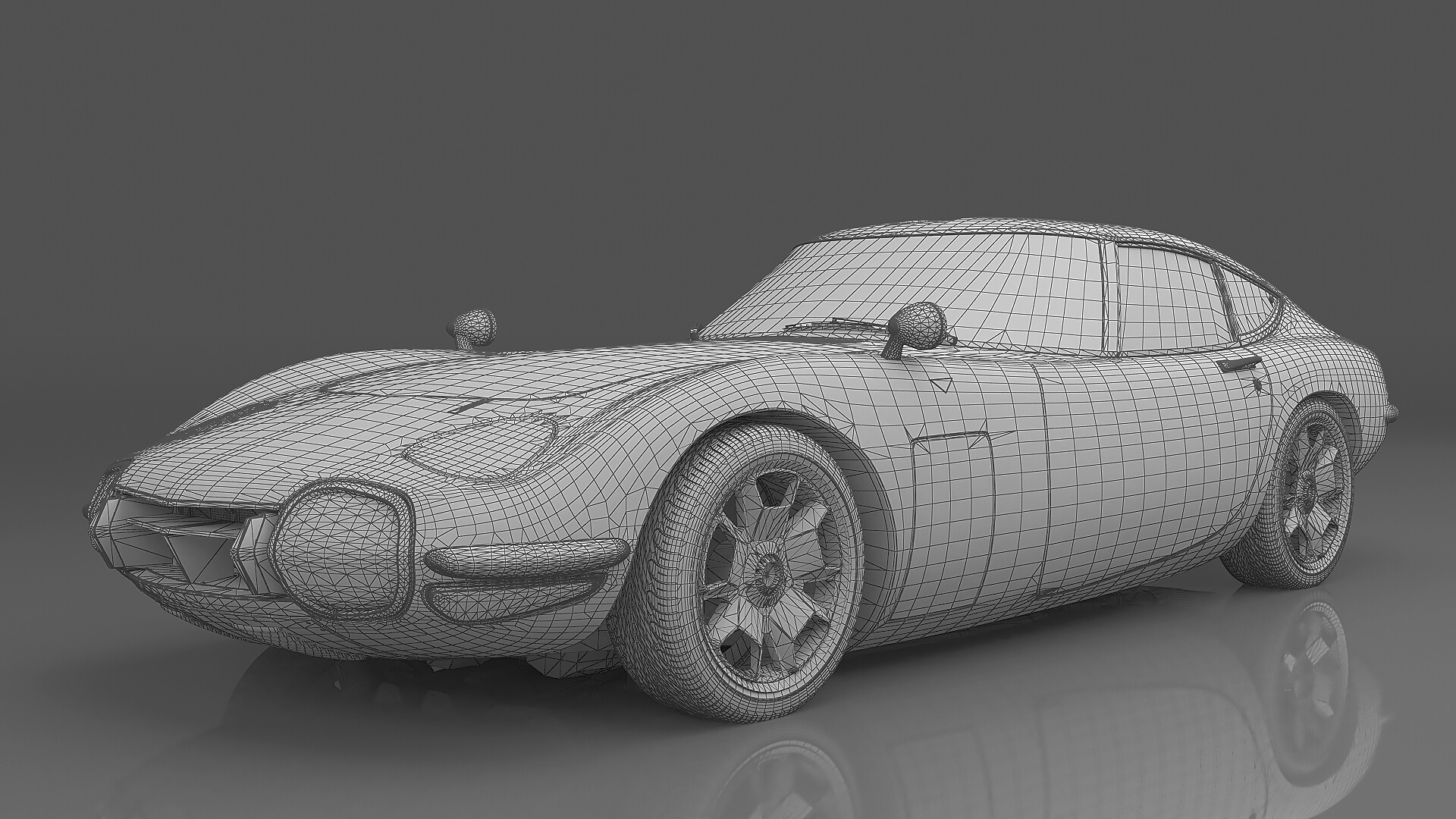 1969 Toyota 2000Gt - 3D Model by msasdt