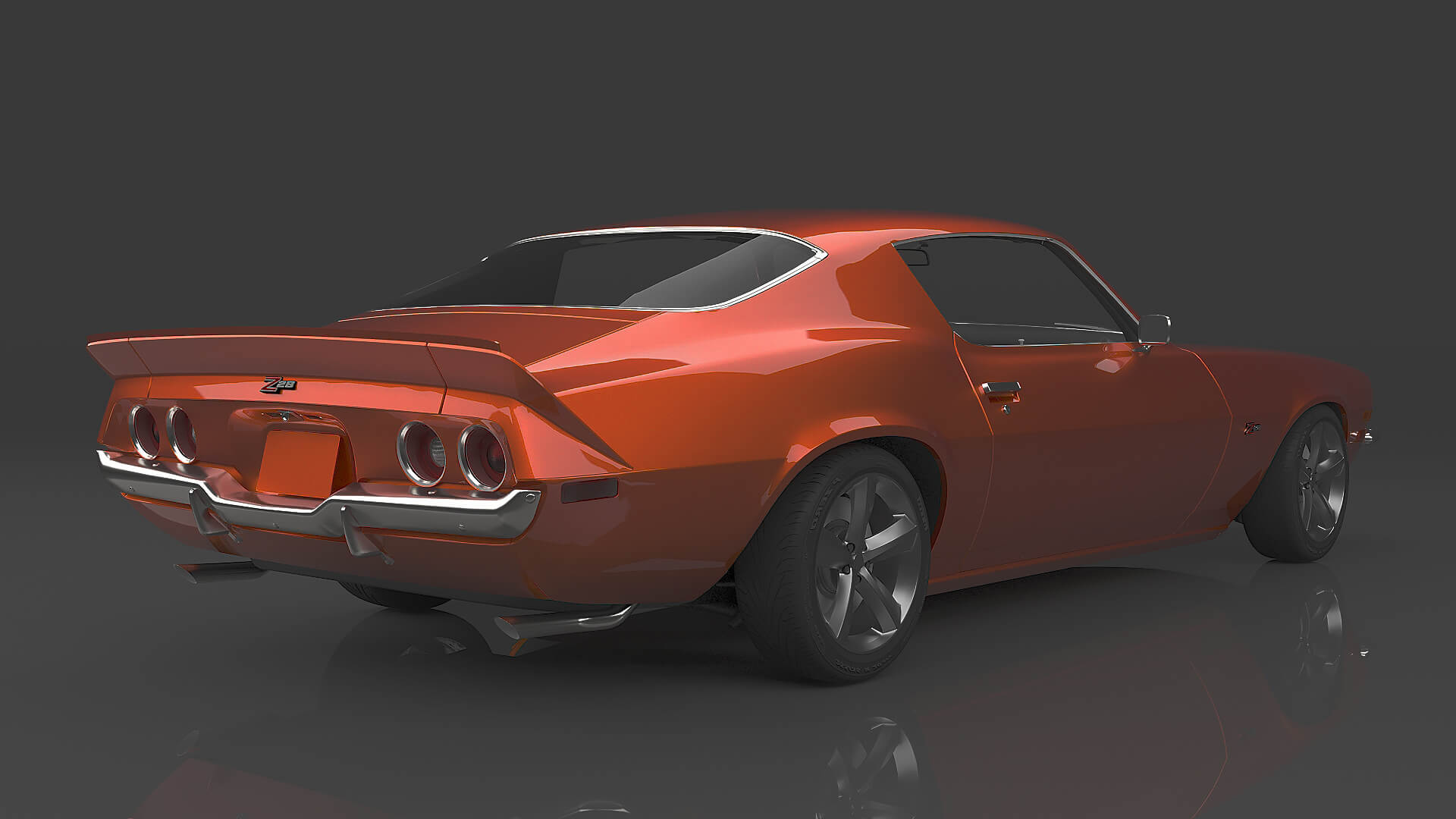 1970 Chevrolet Camaro Z28 - 3D Model by msasdt
